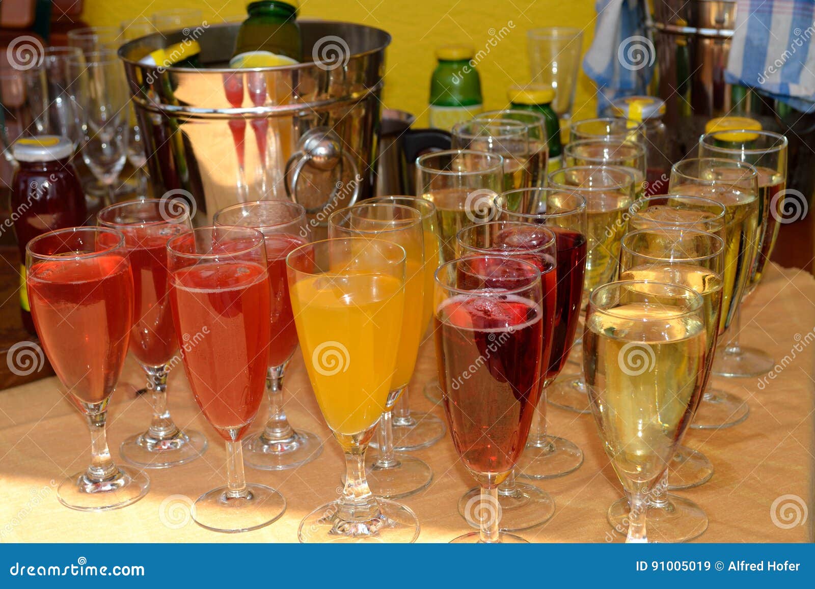 Colorful Aperitifs - Close-up Stock Image - Image of alcohol, refresher ...
