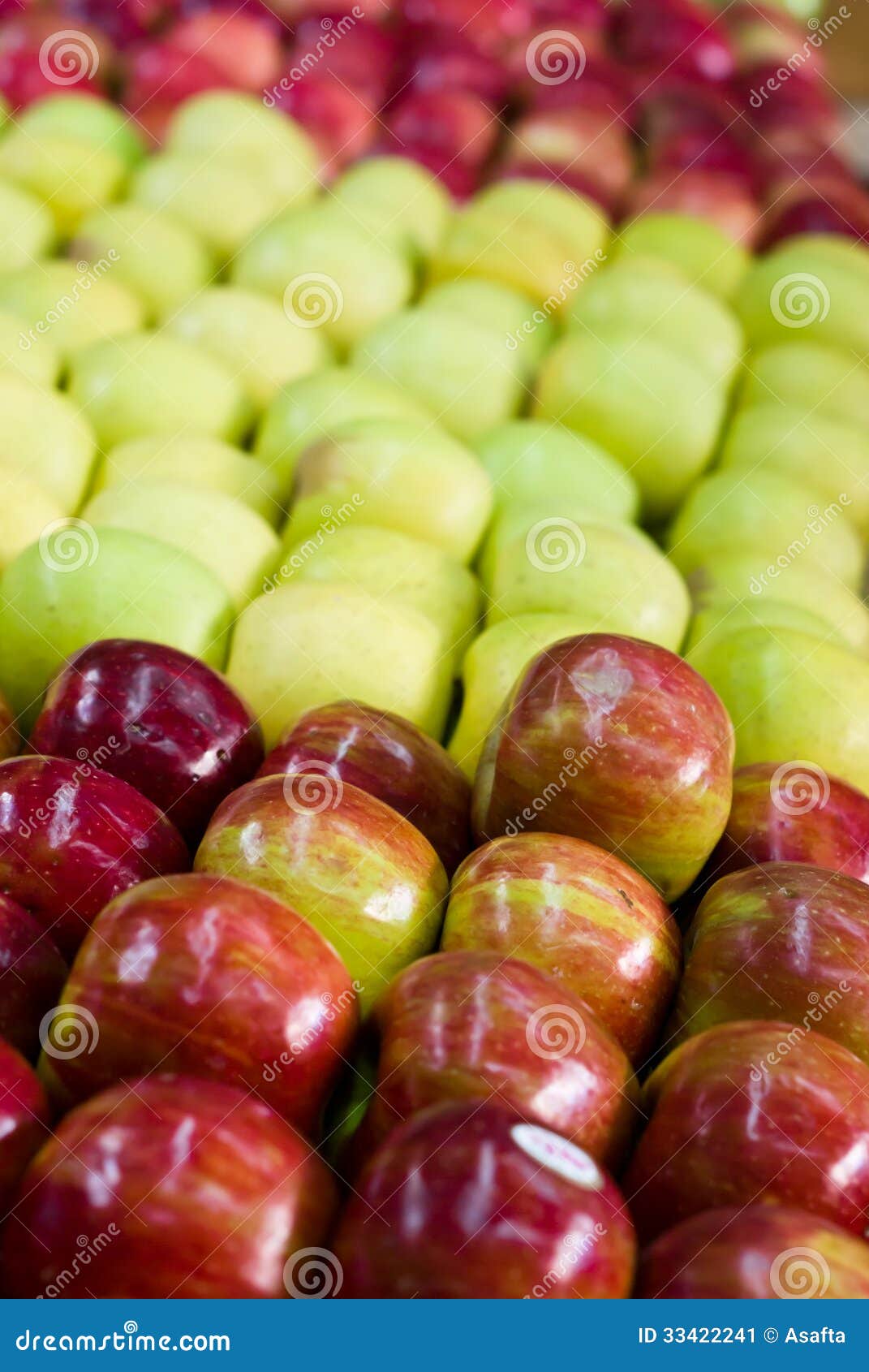 Colorful apples stock image. Image of color, dessert - 33422241