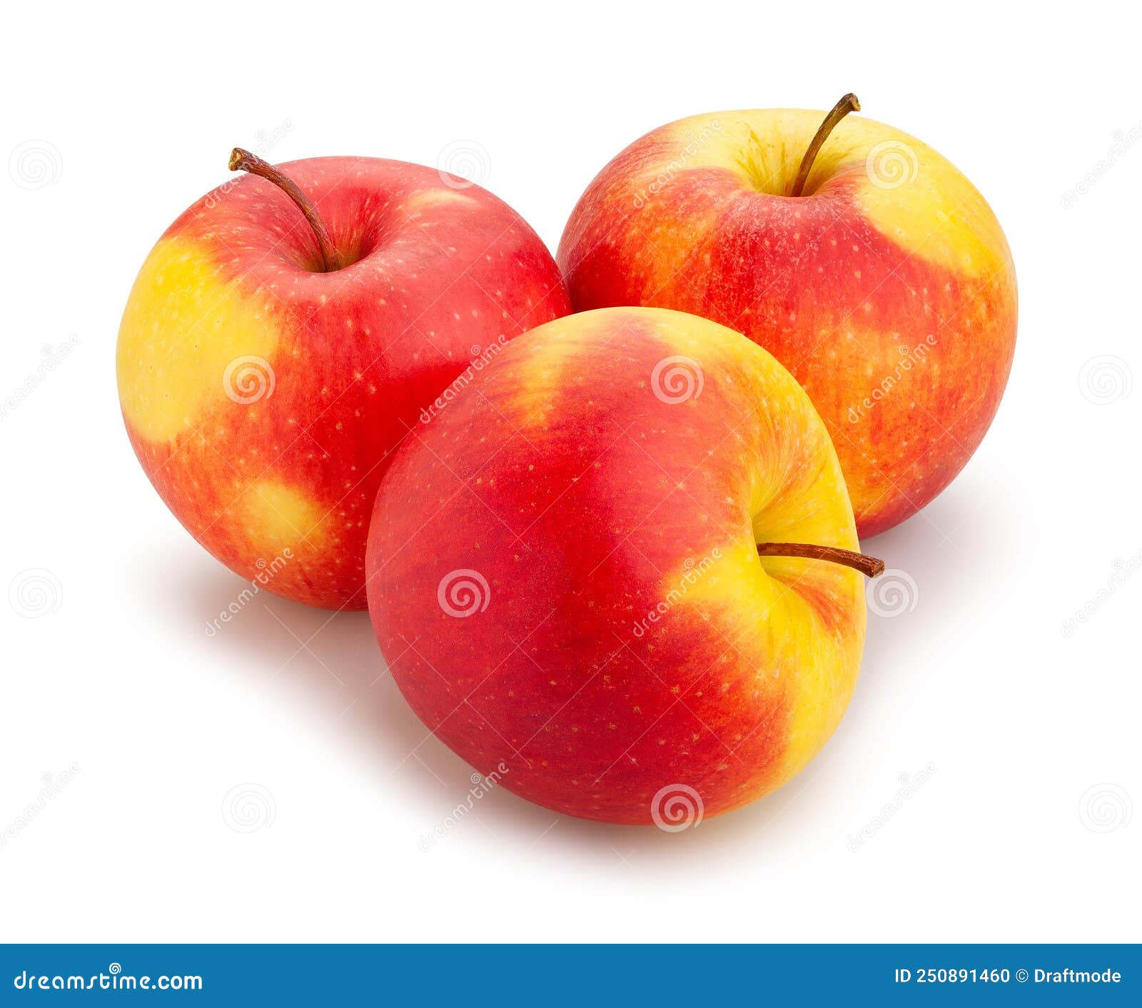 Colorful Apples Path Isolated Stock Photo - Image of isolated, stack ...