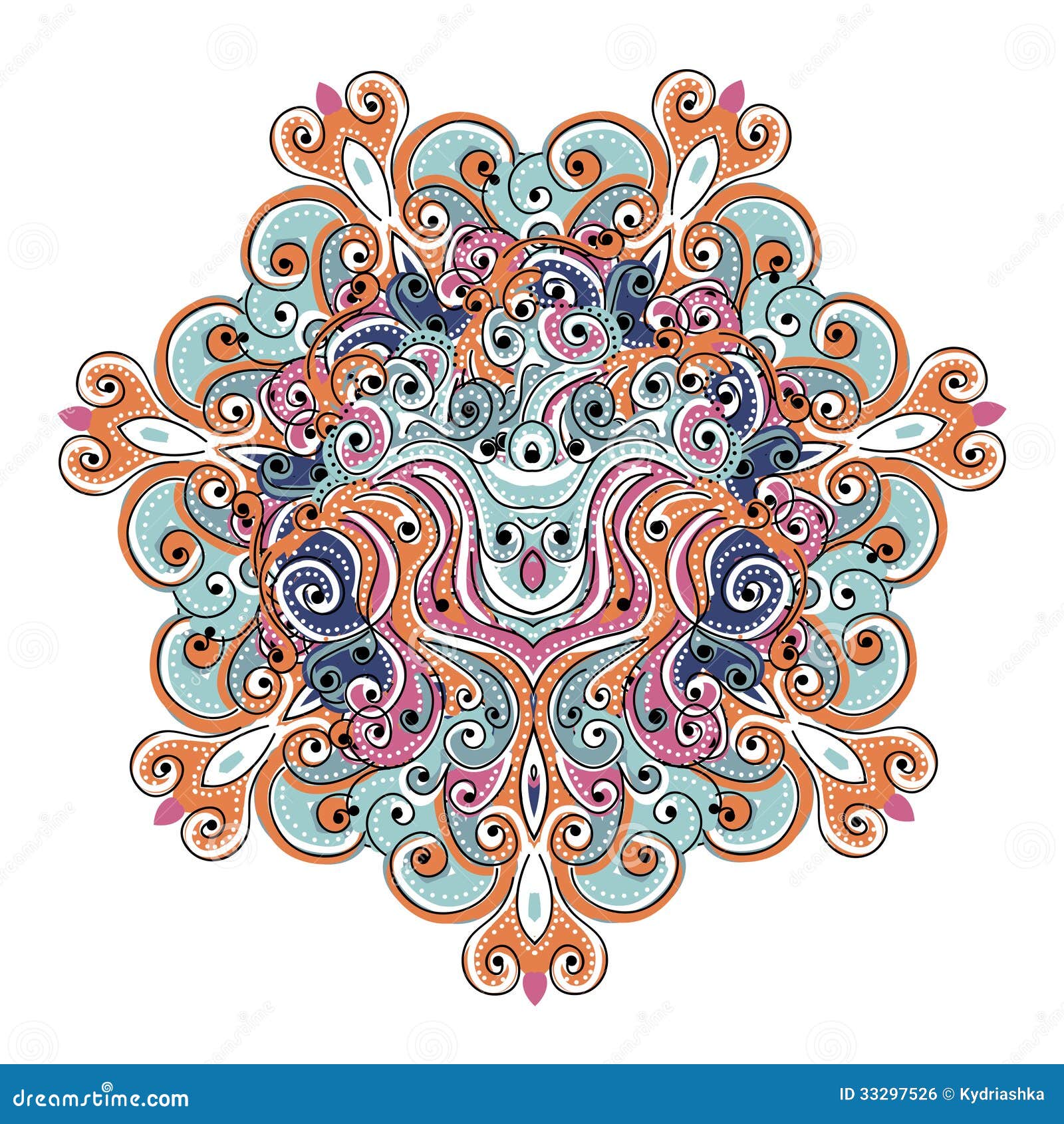 Colorful Arabesque Ornament for Your Design Stock Vector - Illustration ...