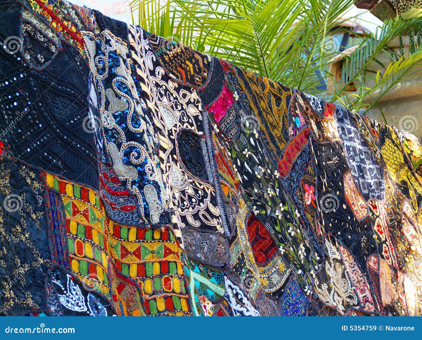 Colorful Arabic textiles stock image. Image of textiles - 5354759