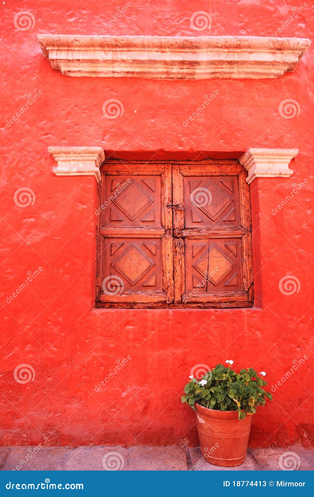 Colorful Architectural Details, Arequipa Peru. Stock Image - Image of ...