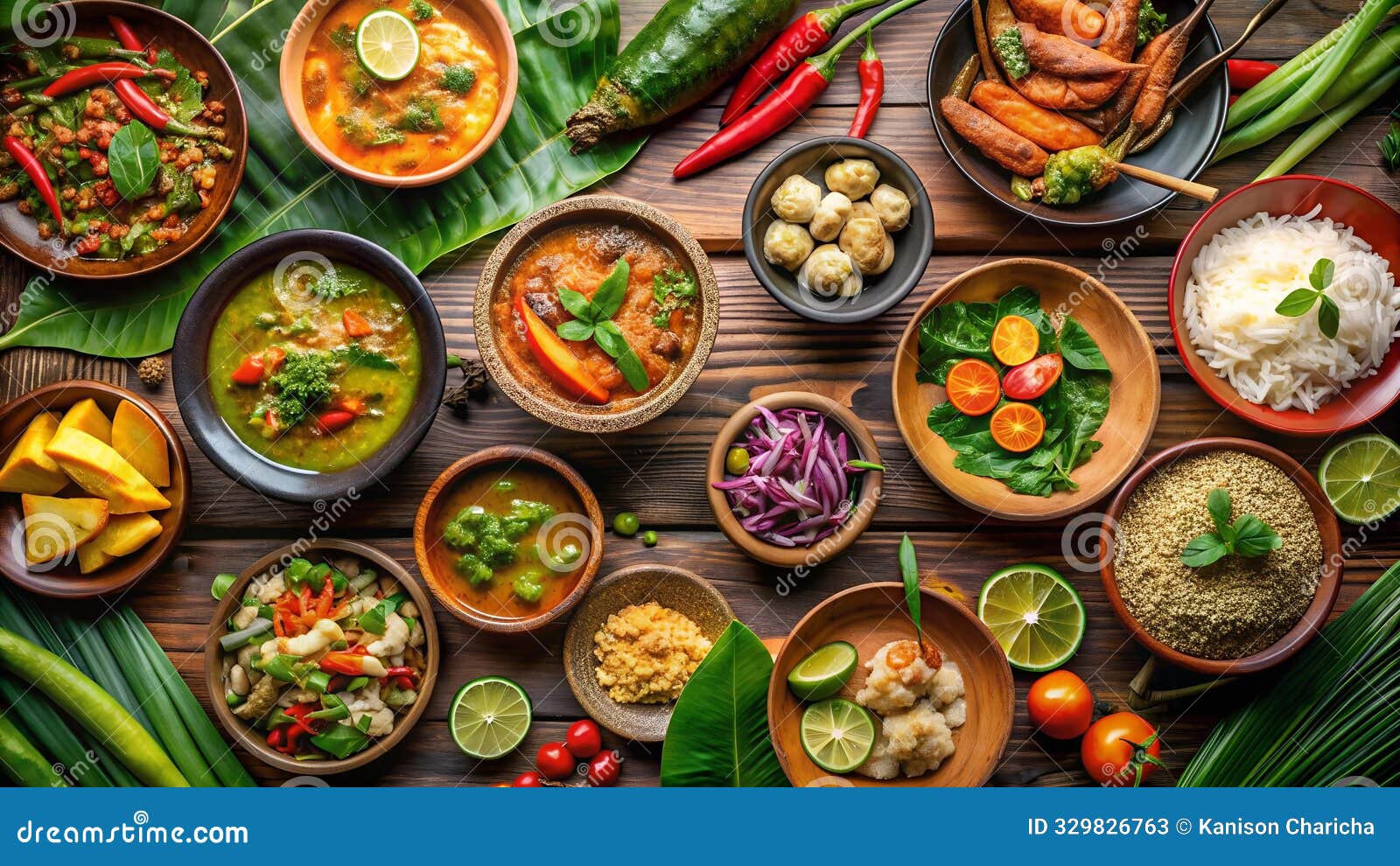 Authentic Pad Thai Rich In Color Served In A Traditional Thai Setting ...