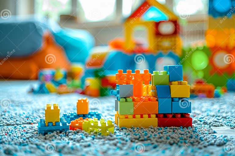 A Colorful Array of Building Blocks Creates Imaginative Playtime in a ...