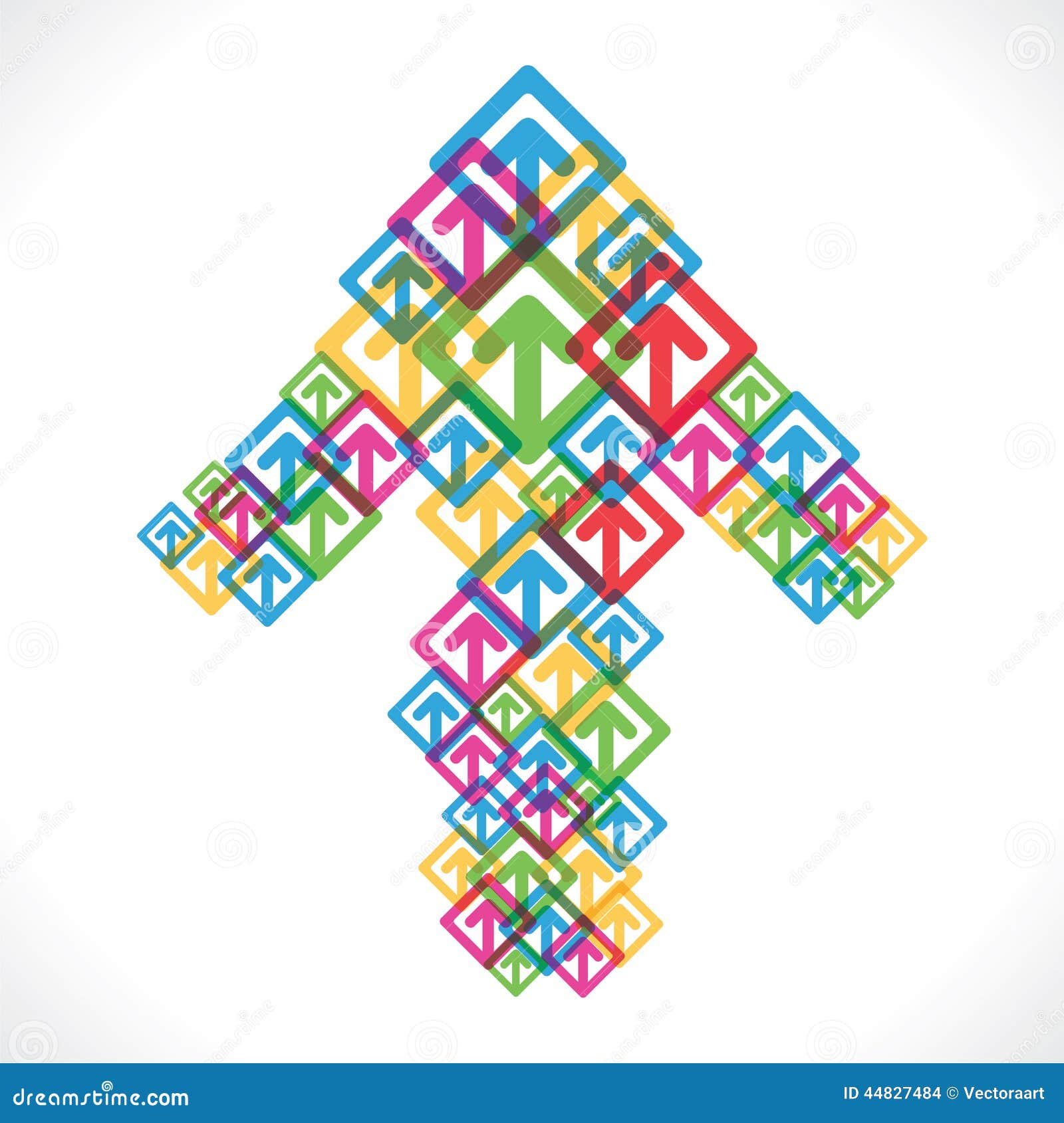 Colorful Arrow Move Up Icon Design Stock Vector - Illustration of ...