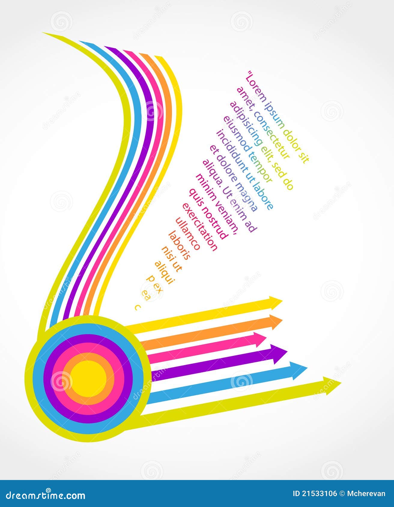 Colorful arrows stock vector. Illustration of background - 21533106