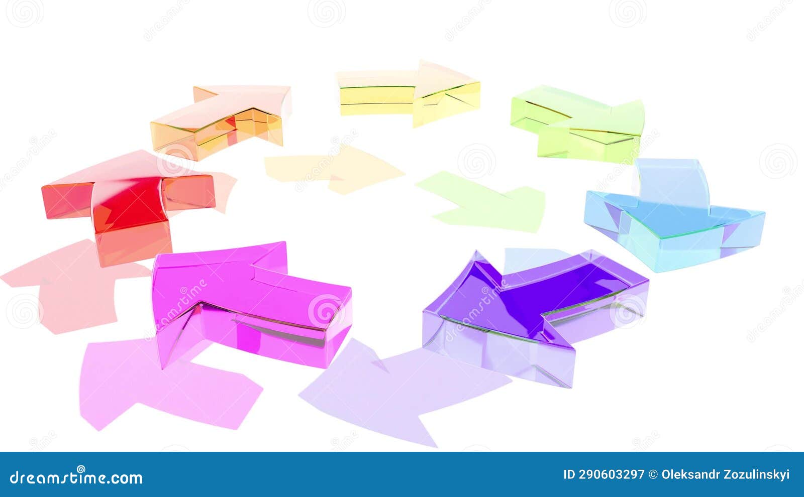 Set Of Arrows Chaos Mindset Mess. Doodle Knot Lines Concept With ...