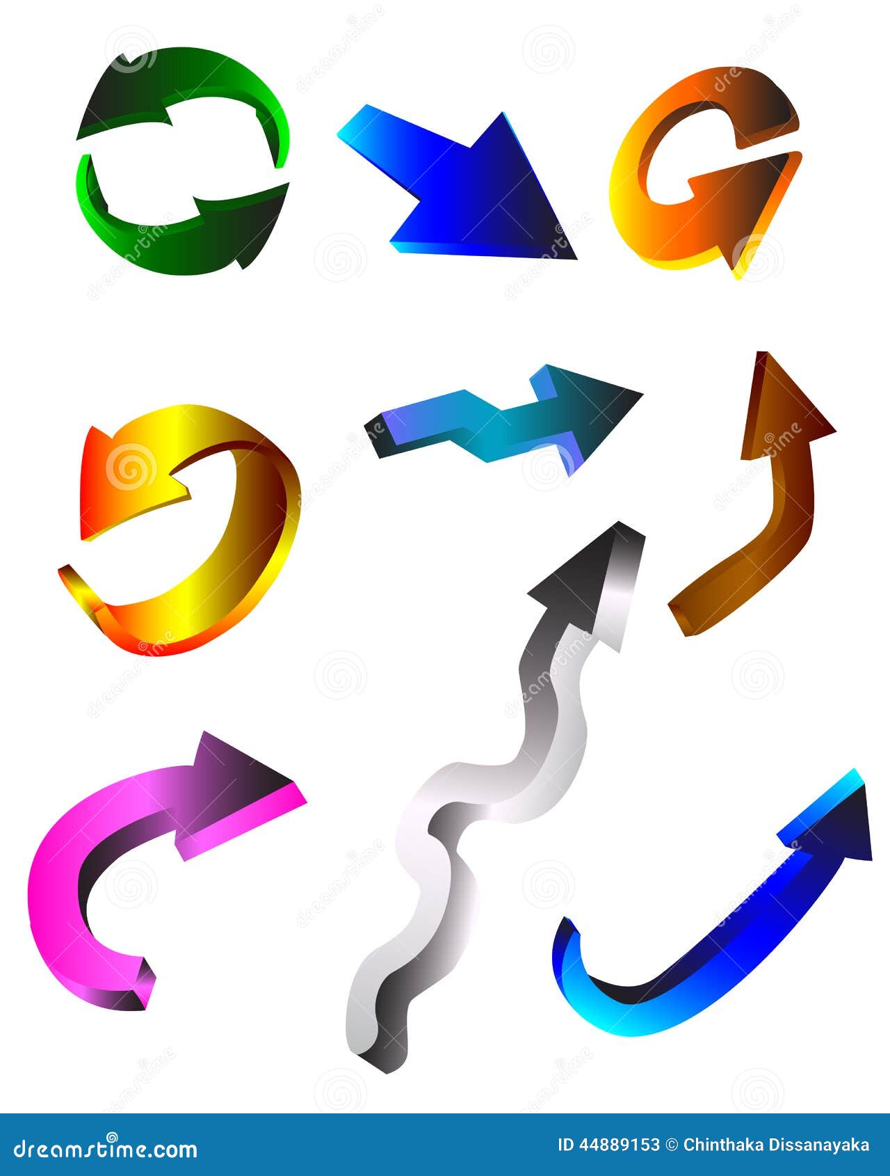 Numerous Shaped Colorful Arrows Pointing In Different Directions Vector ... Numerous Shaped Colorful Arrows Pointing In Different Directions Vector ...