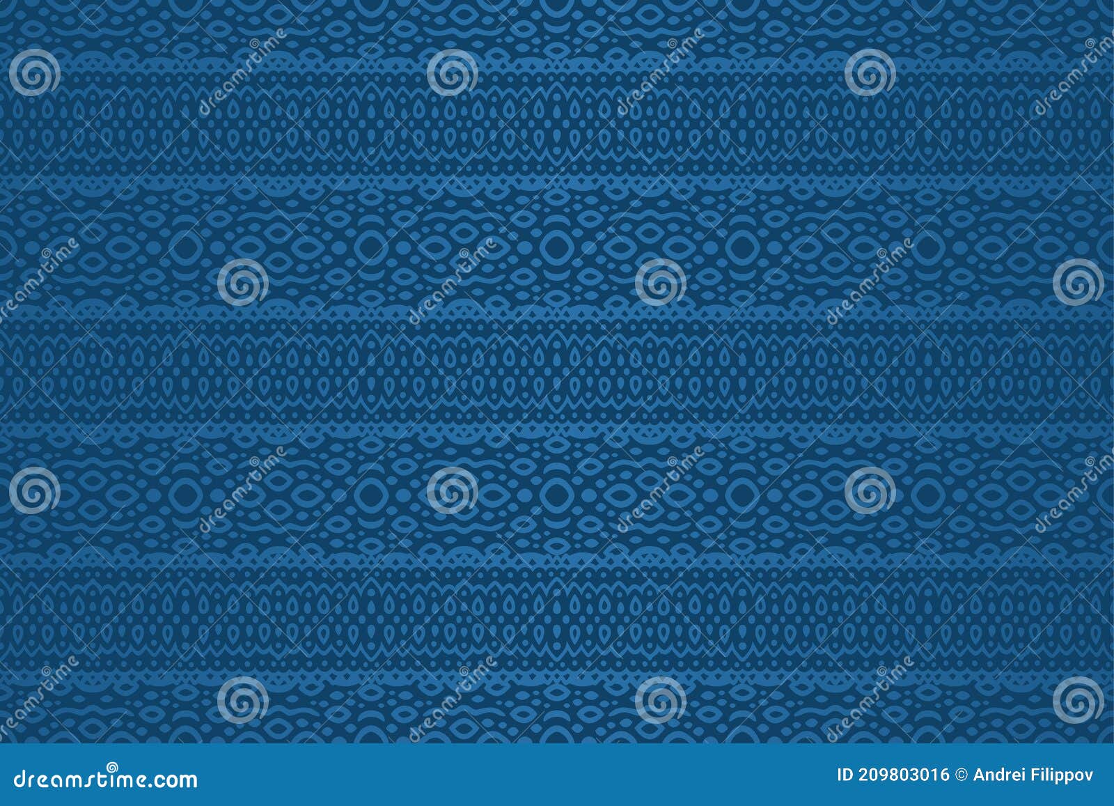 Colorful Art with Blue Abstract Seamless Pattern Stock Vector ...