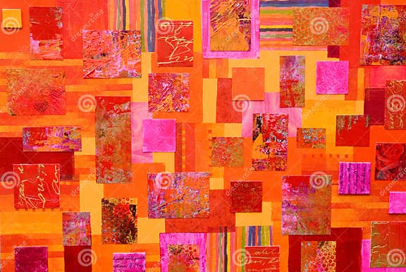 Colorful art collage stock illustration. Illustration of colored - 3130431