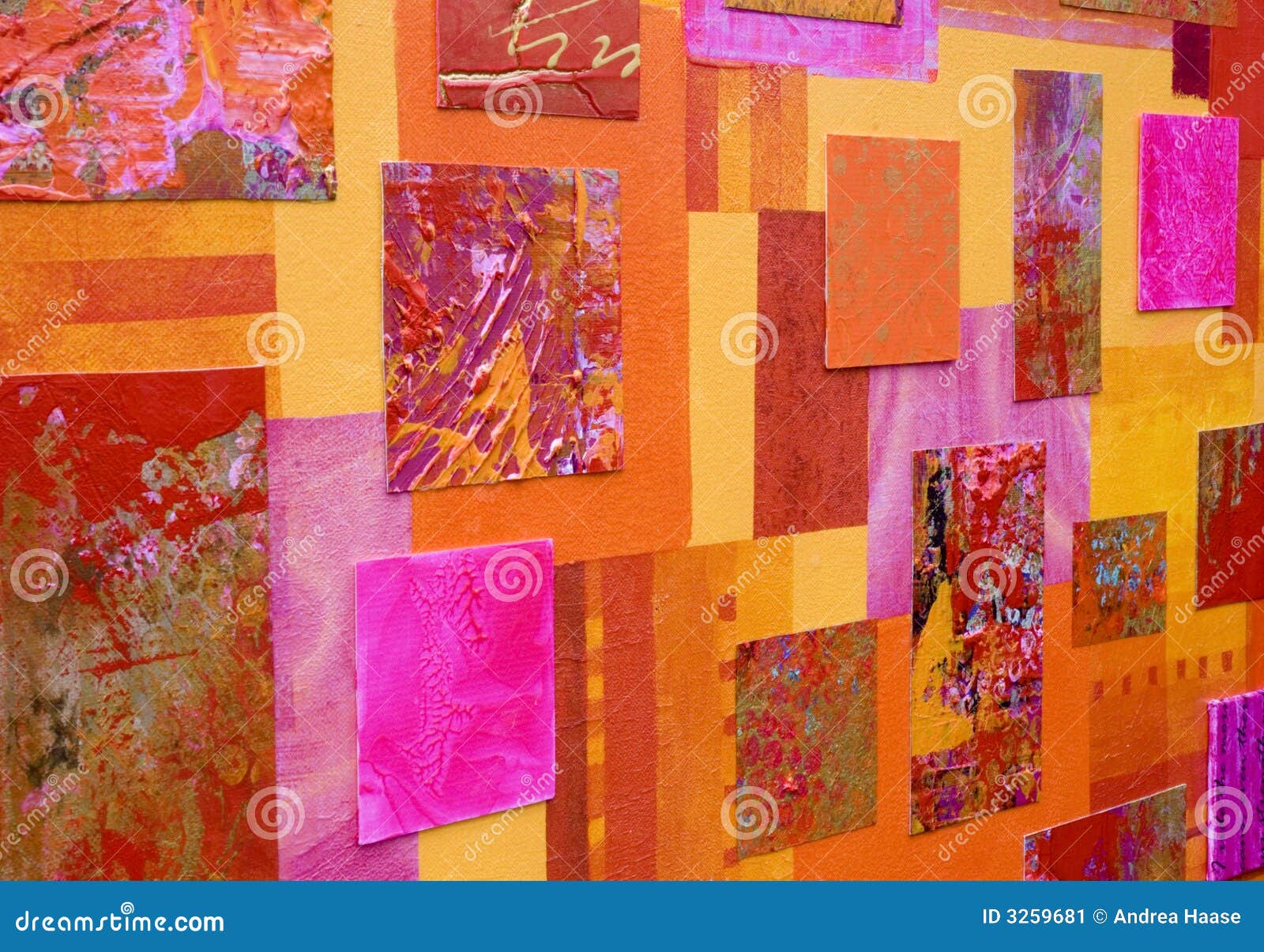 Colorful art collage stock illustration. Illustration of color - 3259681