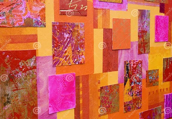 Colorful art collage stock illustration. Illustration of color - 3259681