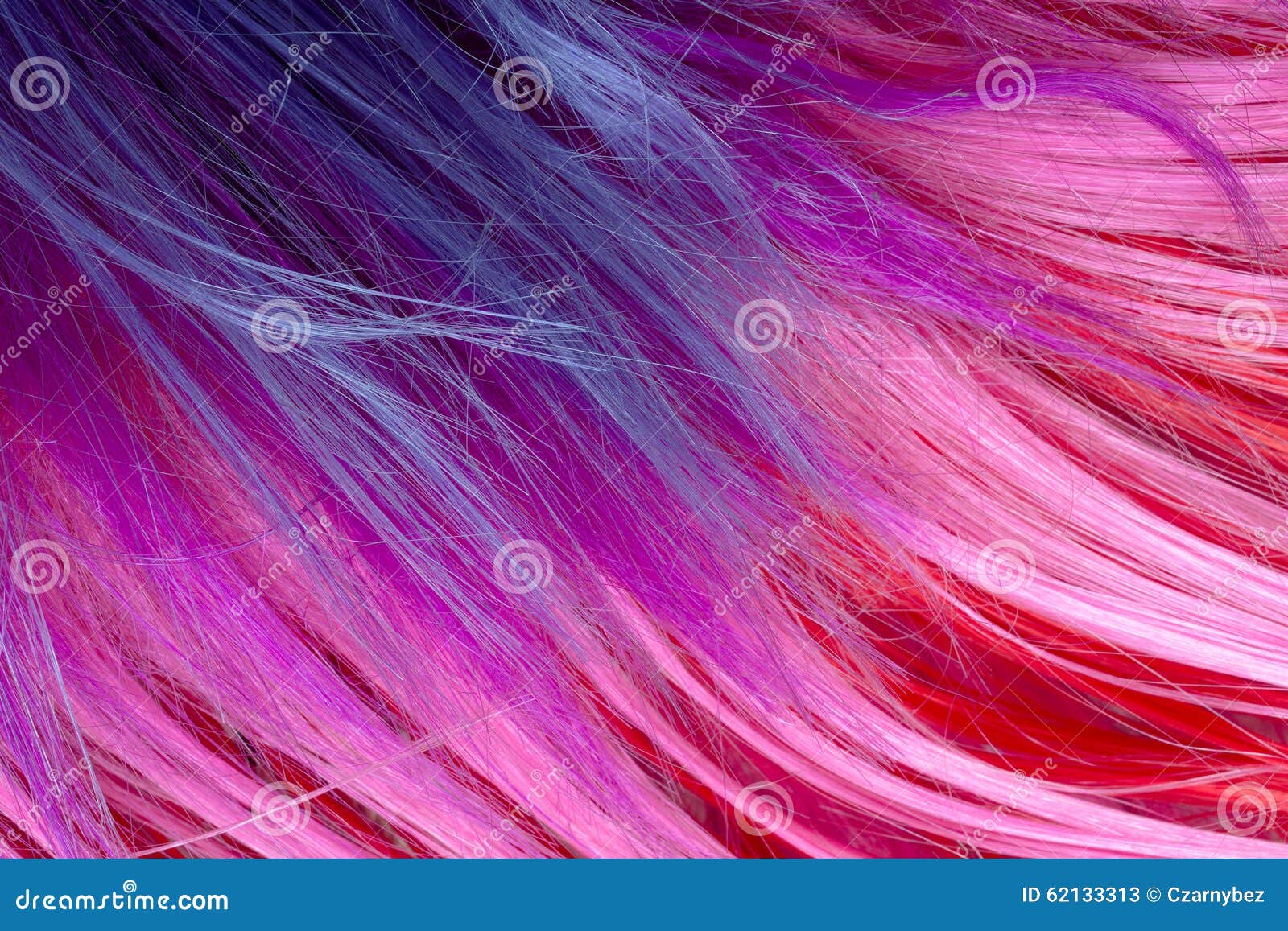 Colorful Artificial Hair Texture Stock Image - Image of artificial ...