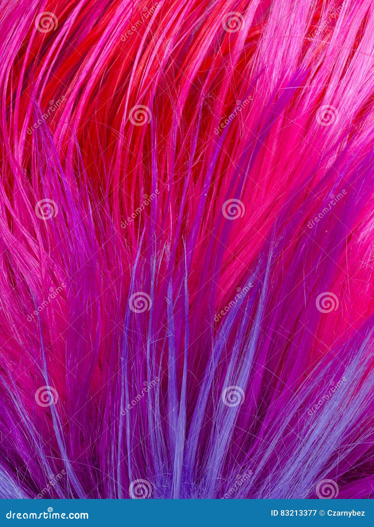 Colorful Artificial Hair Texture Stock Image - Image of copy, fashion ...