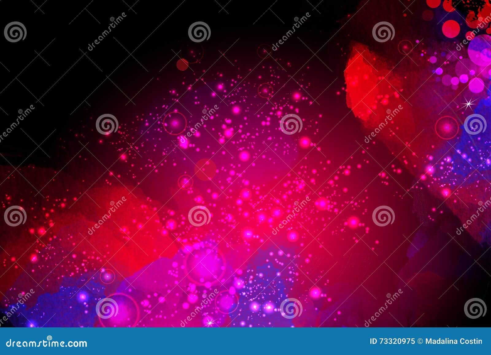 Colorful Artistic Creative Space Background Stock Illustration ...