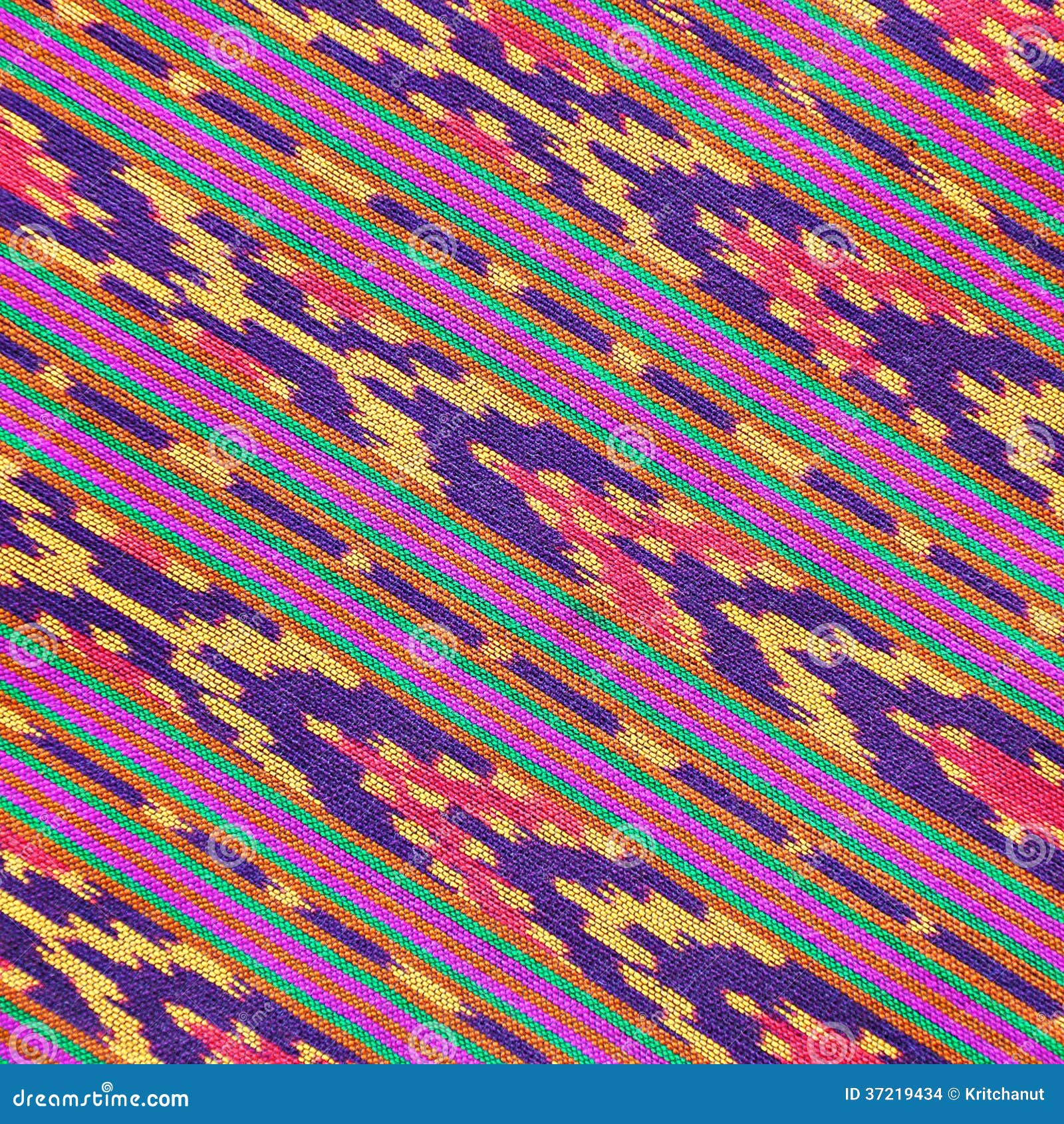 Colorful Asian Style Fabric Texture Stock Photo - Image of handmade ...