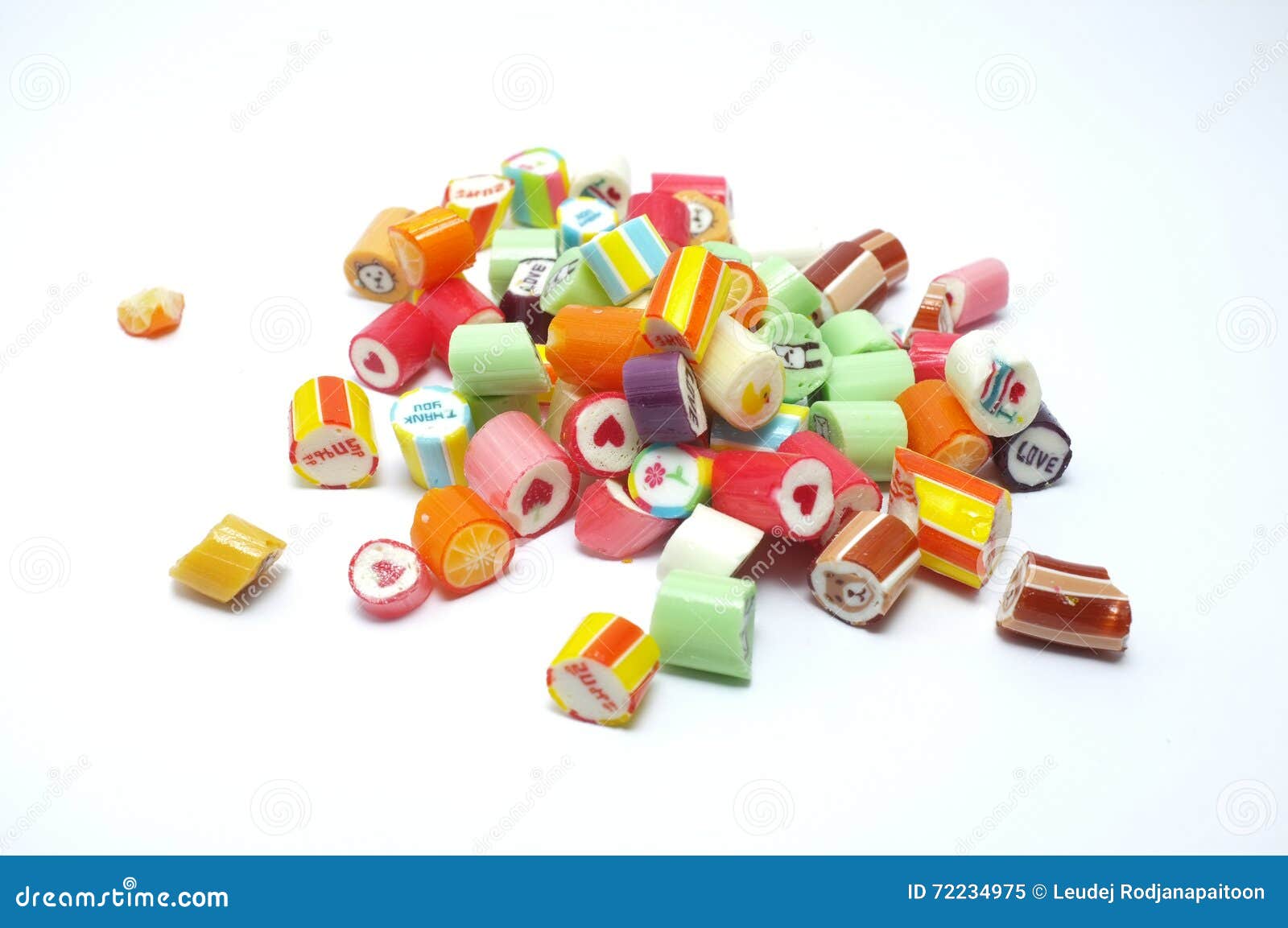 Colorful assorted candies stock image. Image of jelly - 72234975