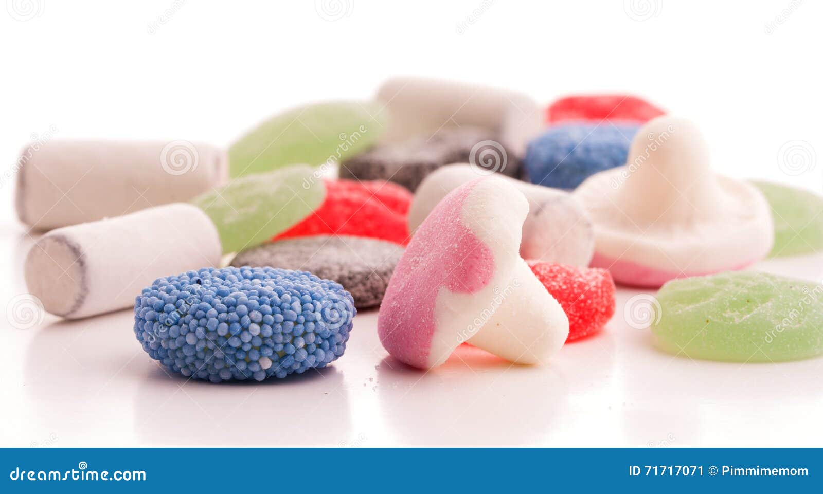 Colorful assorted candy stock image. Image of candy, colorful - 71717071
