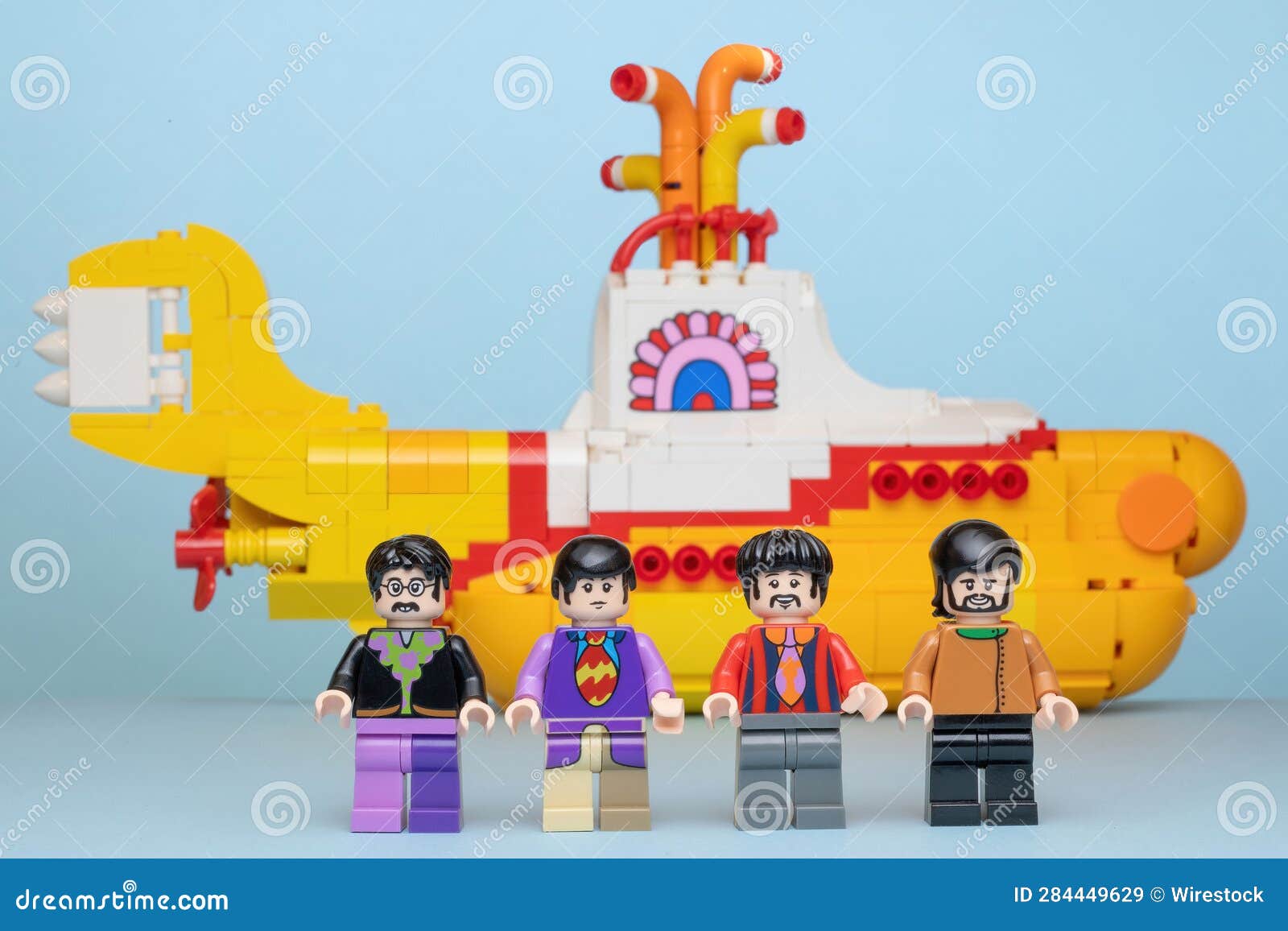 Colorful Assortment of LEGO Pieces on Display Editorial Stock Image ...