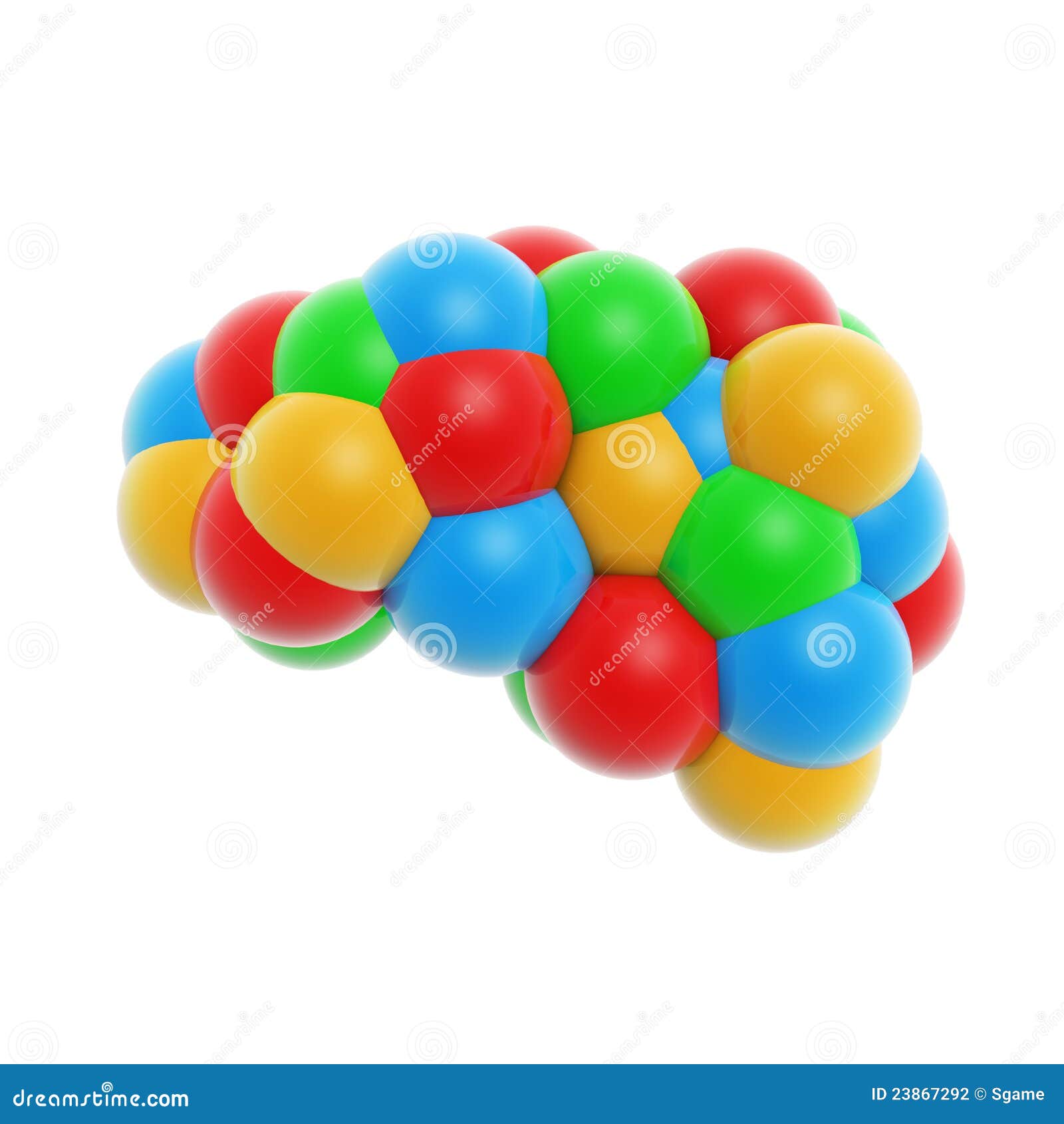 Colorful Atom Molecule Vector Illustration Symbol Royalty-Free Cartoon ...