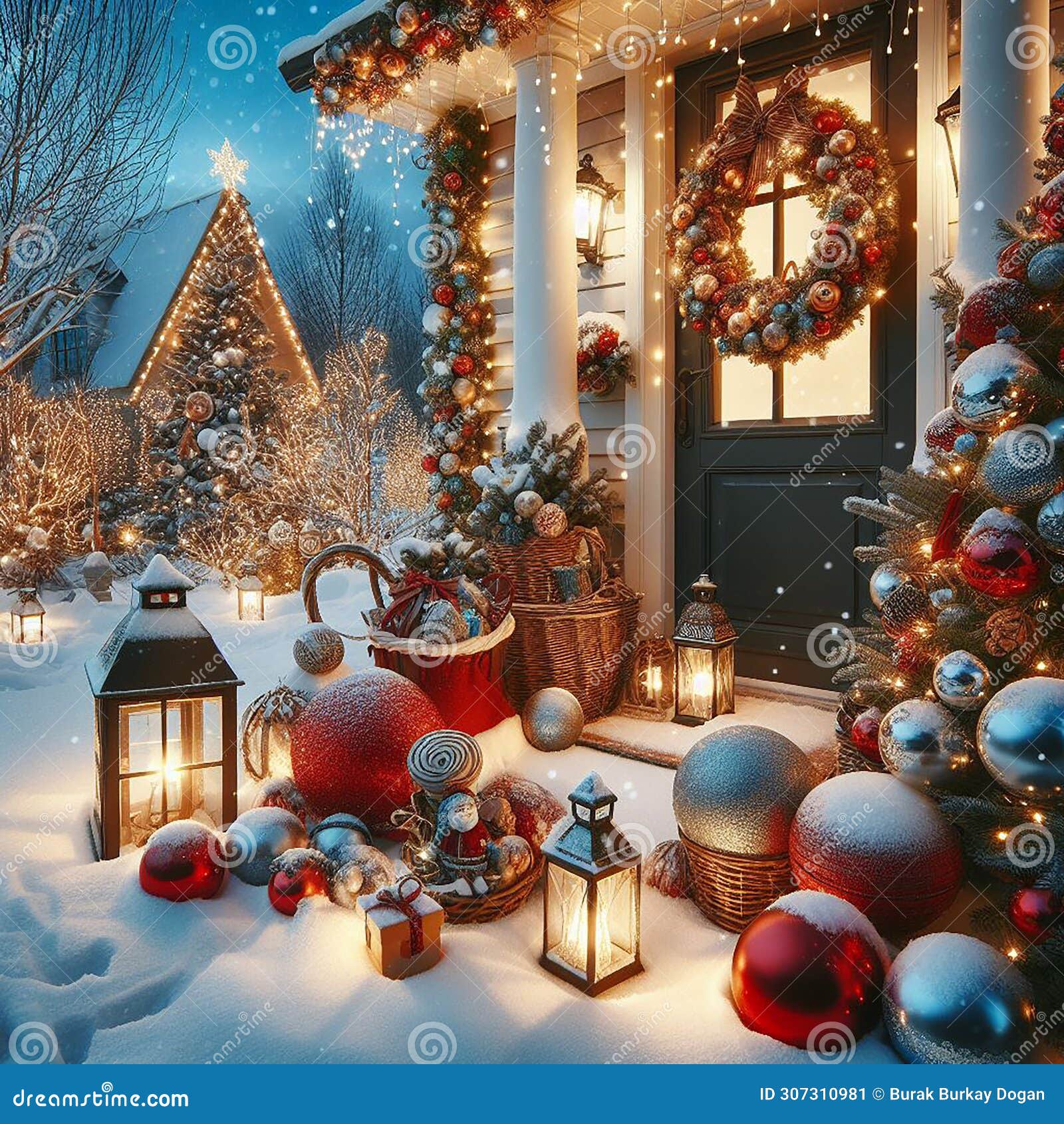 Colorful and Attractive Winter Activities for Enjoy Stock Image - Image ...