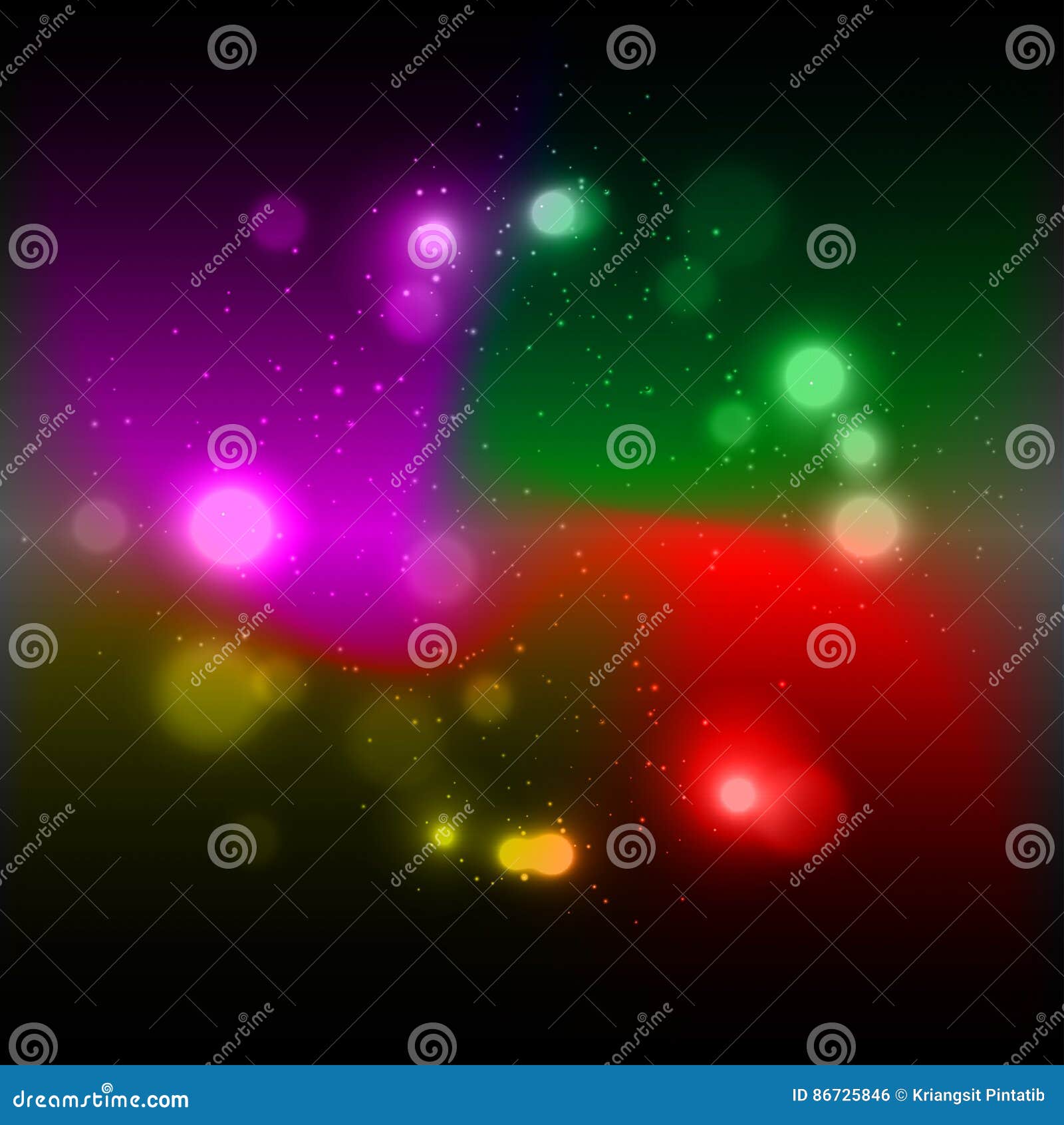 Colorful Aura Effects Abstract Background, Illustration. Stock Vector ...