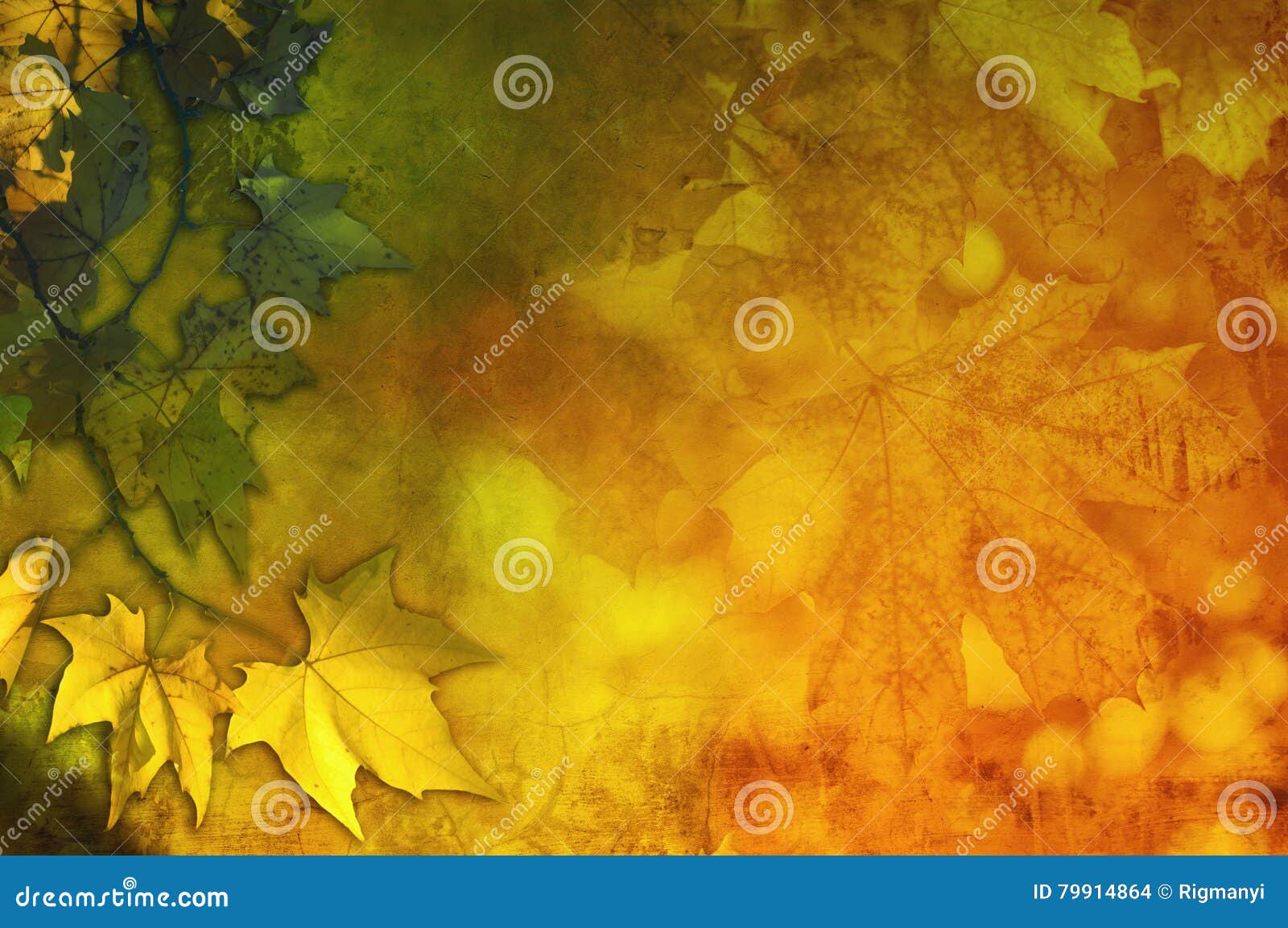 Colorful autumn abstract stock illustration. Illustration of colors ...