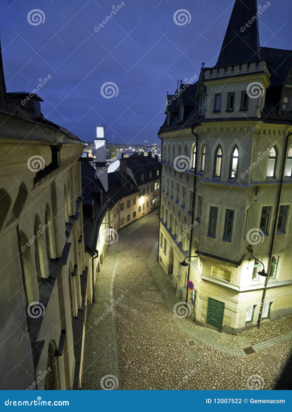 Colorful back alley stock photo. Image of exterior, life - 12007522