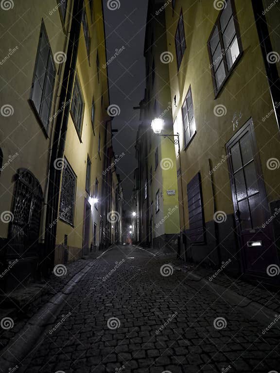 Colorful back alley stock photo. Image of road, outdoors - 12007880