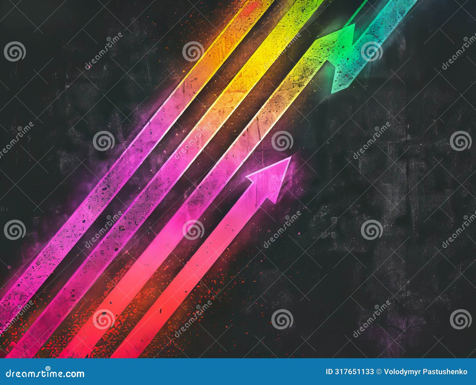 A Colorful Background with Arrows on it Stock Image - Image of ...
