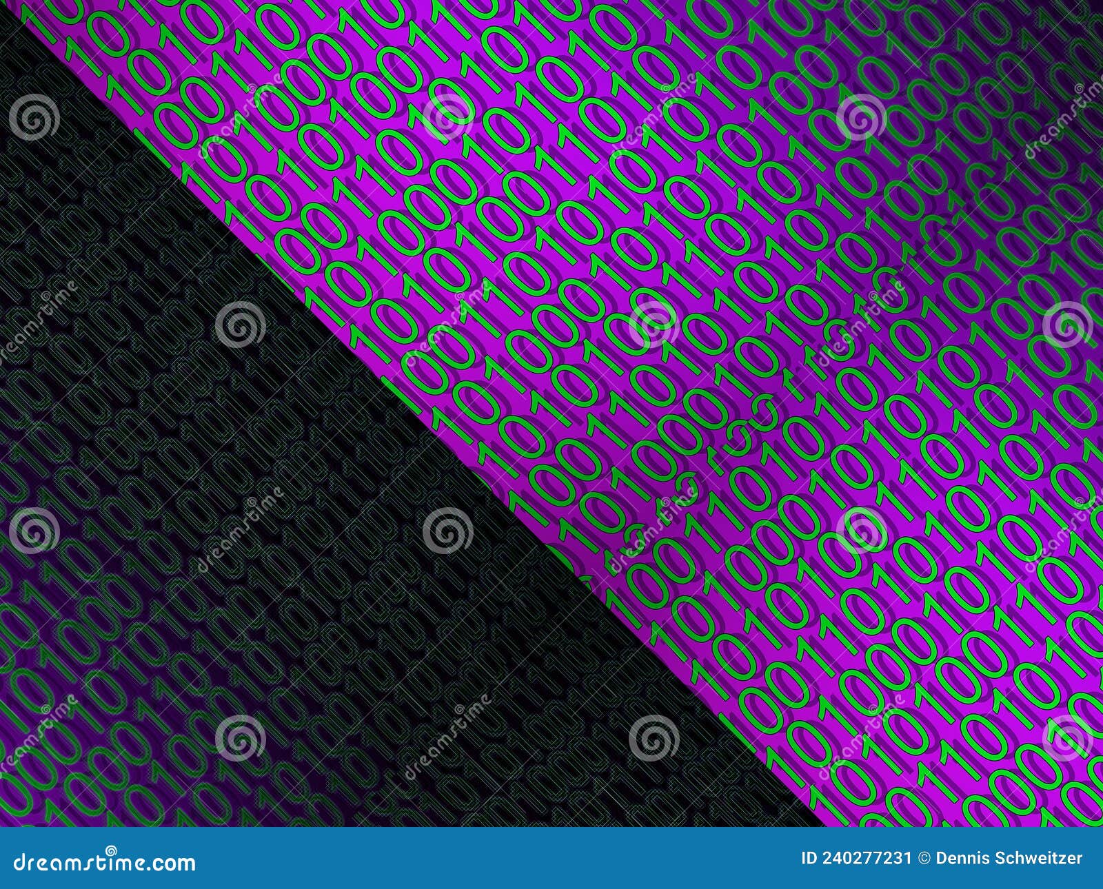 Colorful Background with Binary Numbers Stock Image - Image of java ...