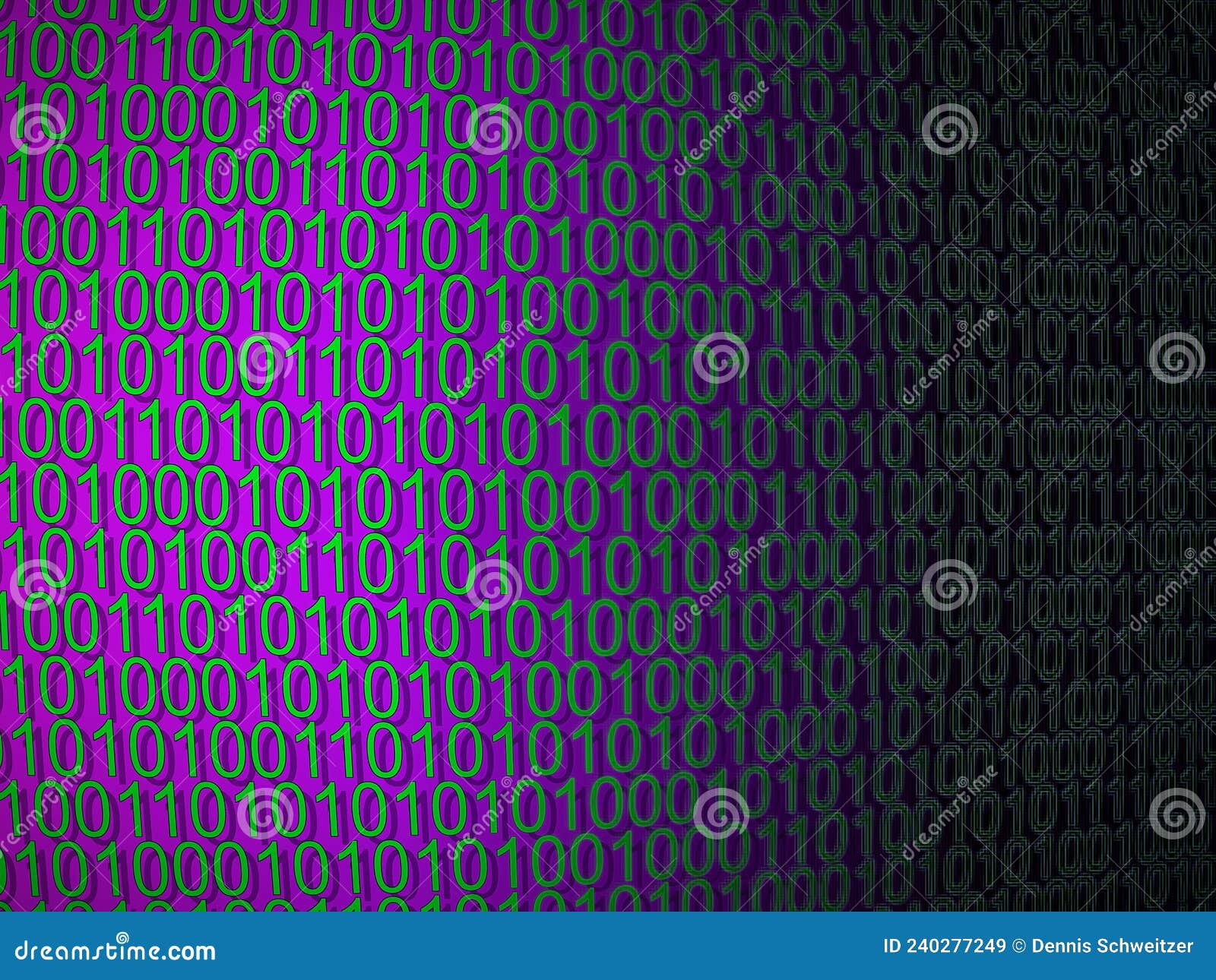 Colorful Background with Binary Numbers Stock Image - Image of java ...