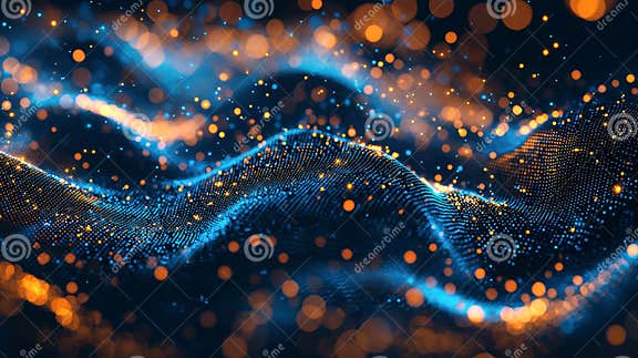 Colorful Background Blue Binary Code, a Code Used in Digital Computers ...