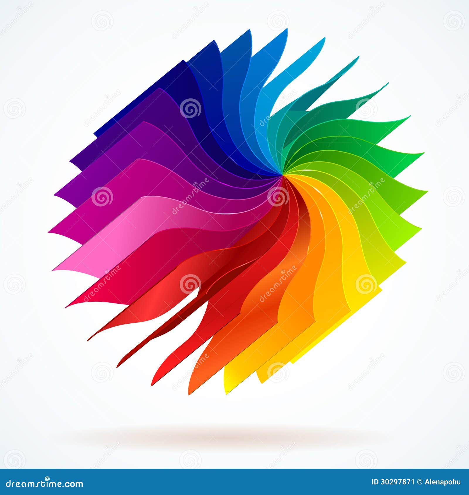 Colorful Background with Book Pages Rainbow Stock Vector - Illustration ...