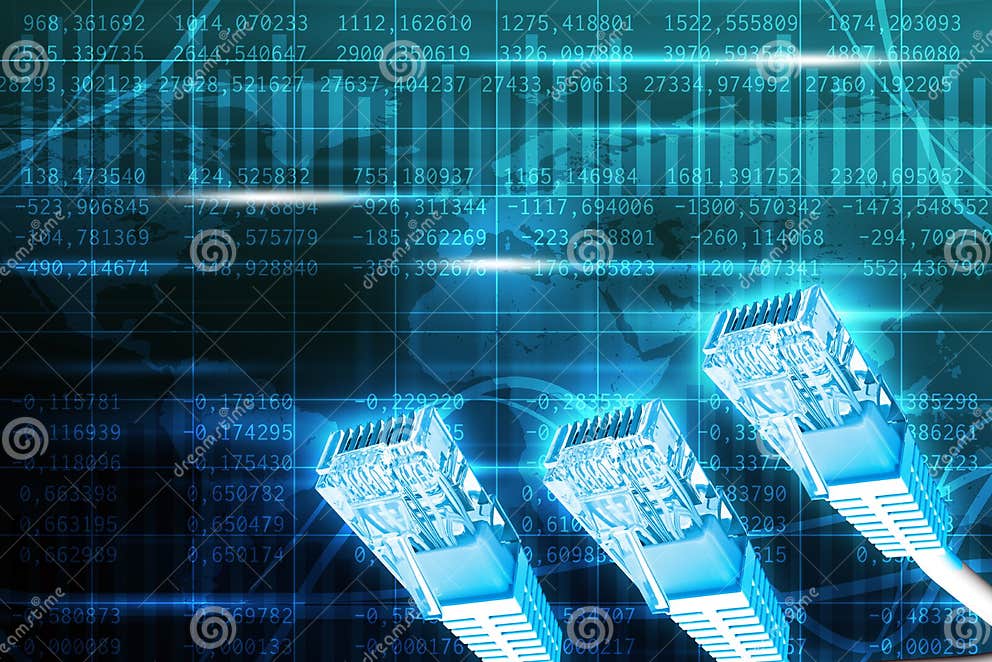 Colorful Background with Cabel Stock Illustration - Illustration of ...