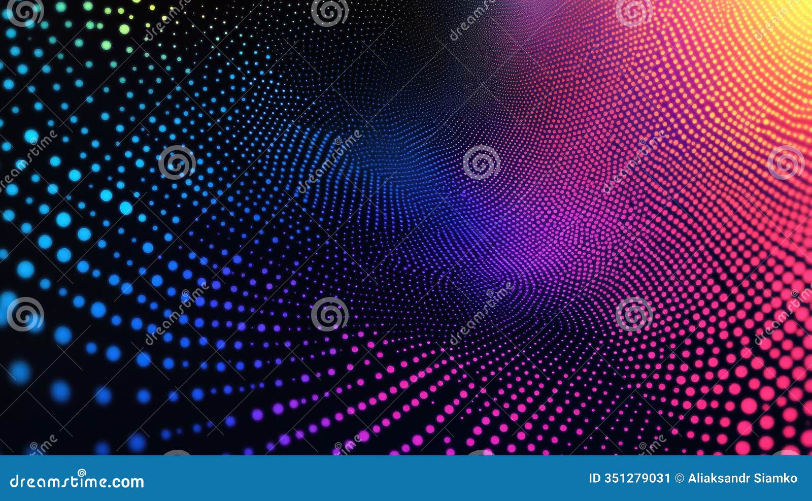 A Colorful Background with a Circular Design Stock Illustration ...