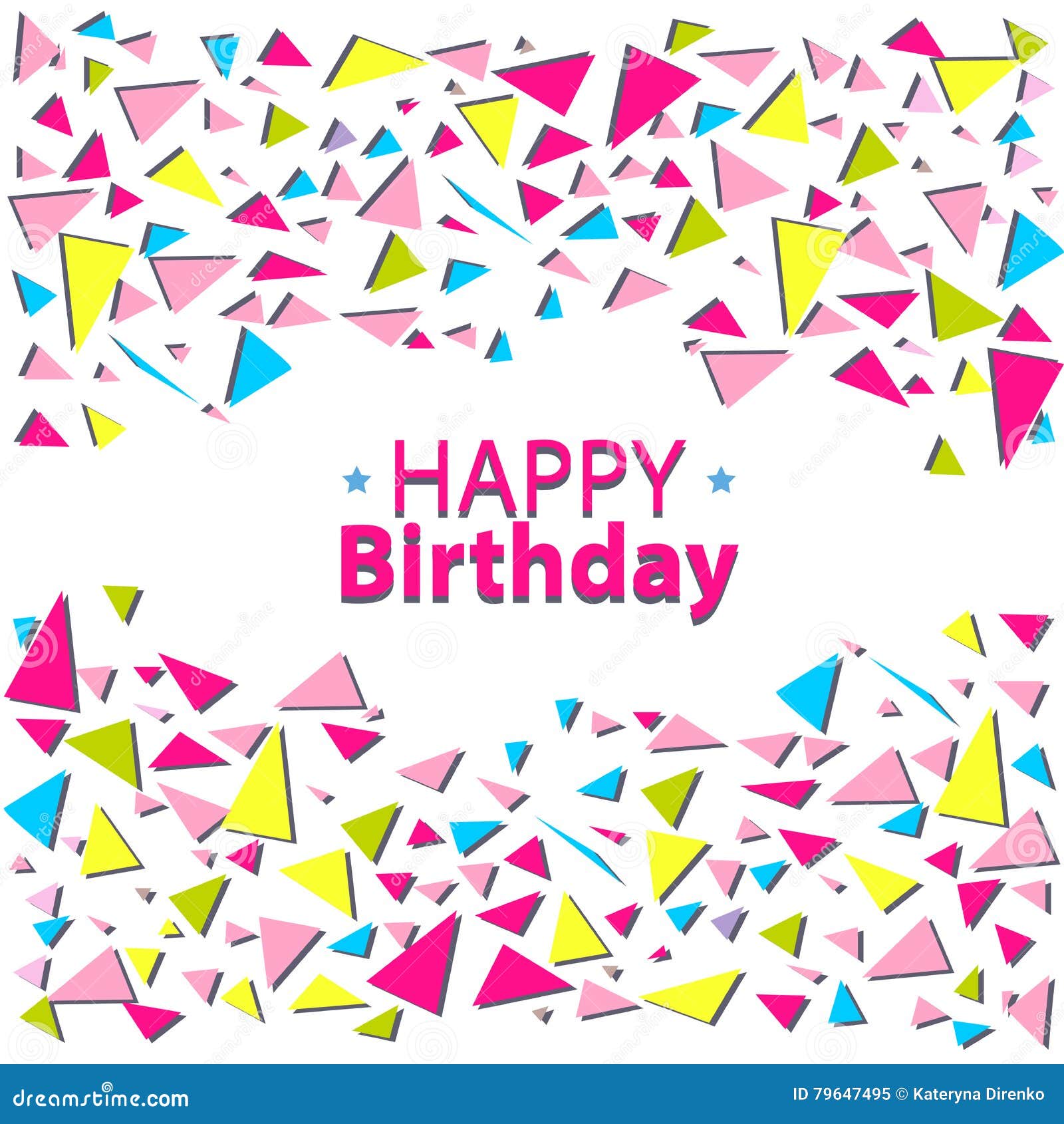 Colorful Background. with Colored Triangles. Abstract Pattern. Stock ...