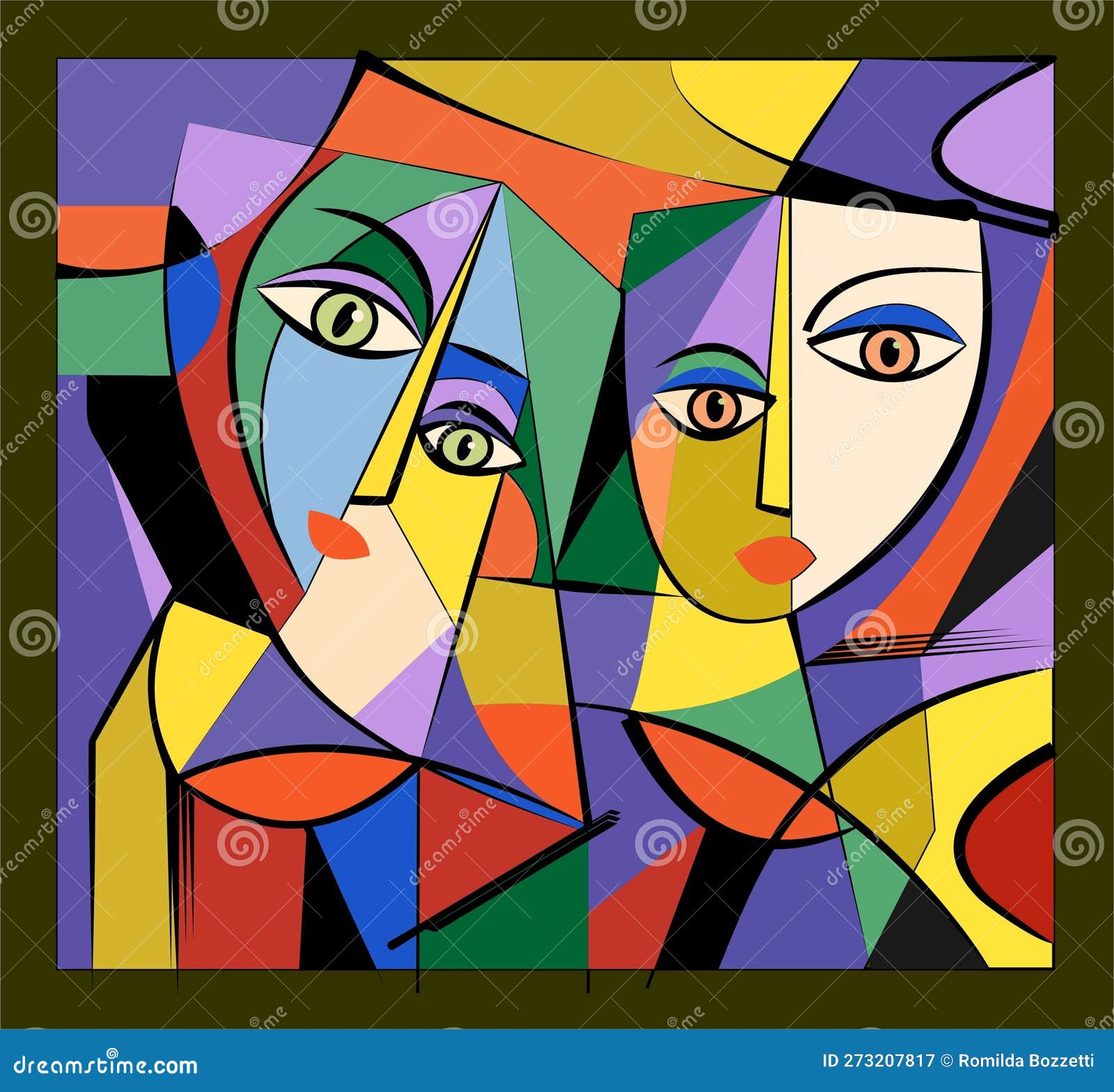 Abstract composition 2-303 stock image. Image of shapes - 273207817