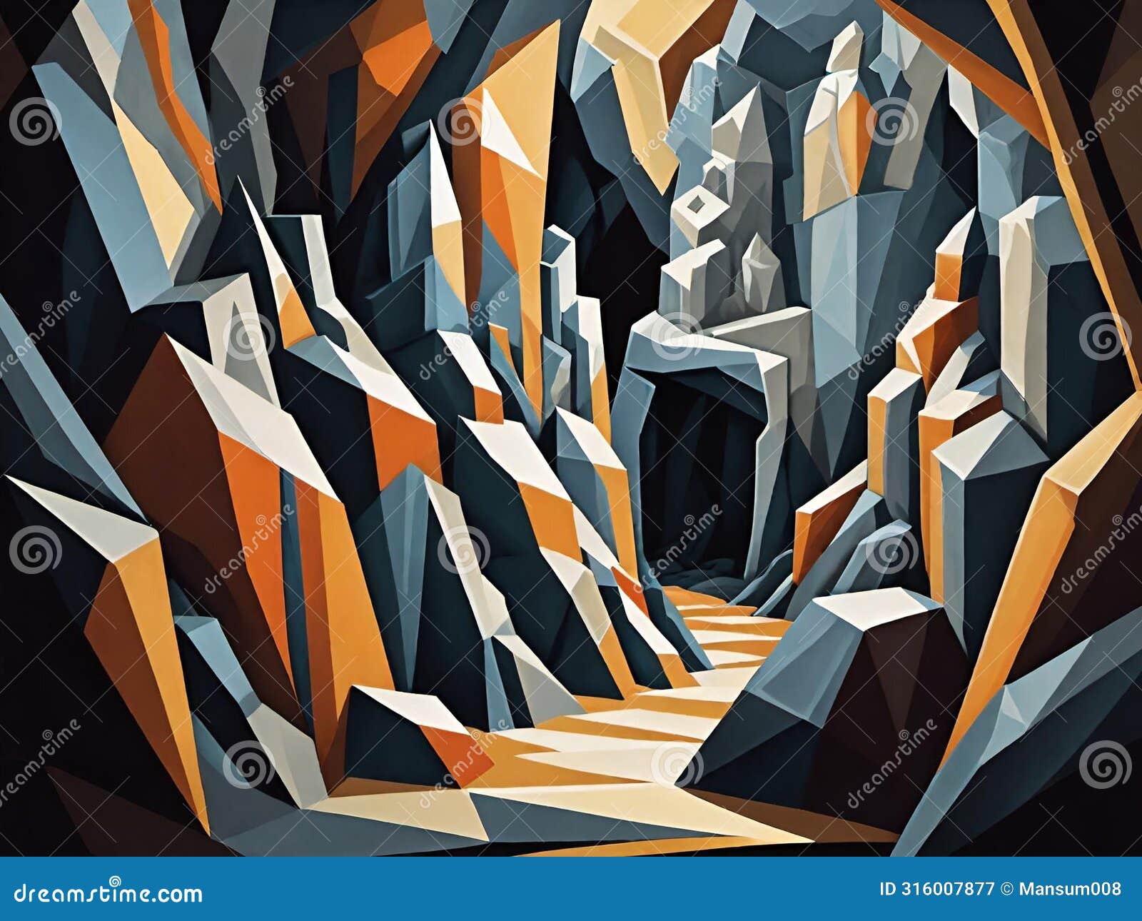 Colorful Background with Different Patterns, Art Cave Pattern ...