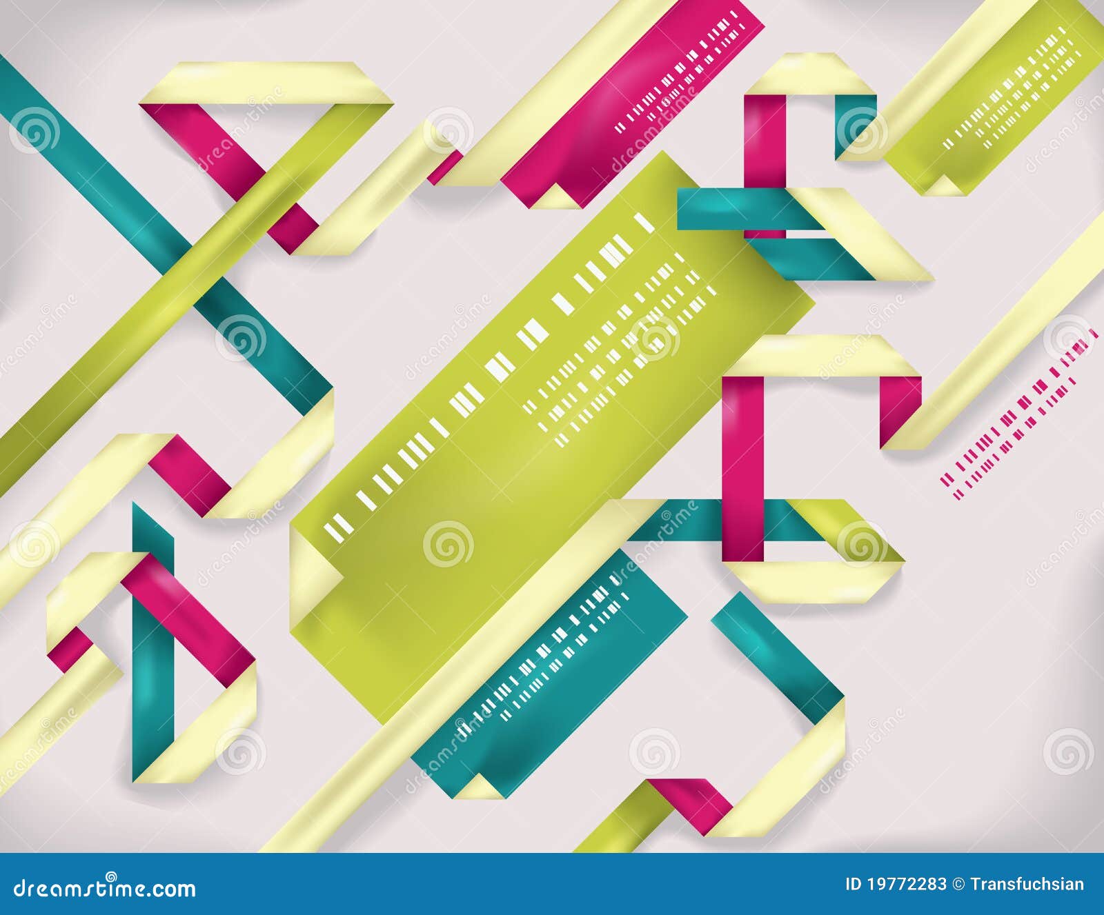 Colorful Background with Folded Lines Stock Vector - Illustration of ...