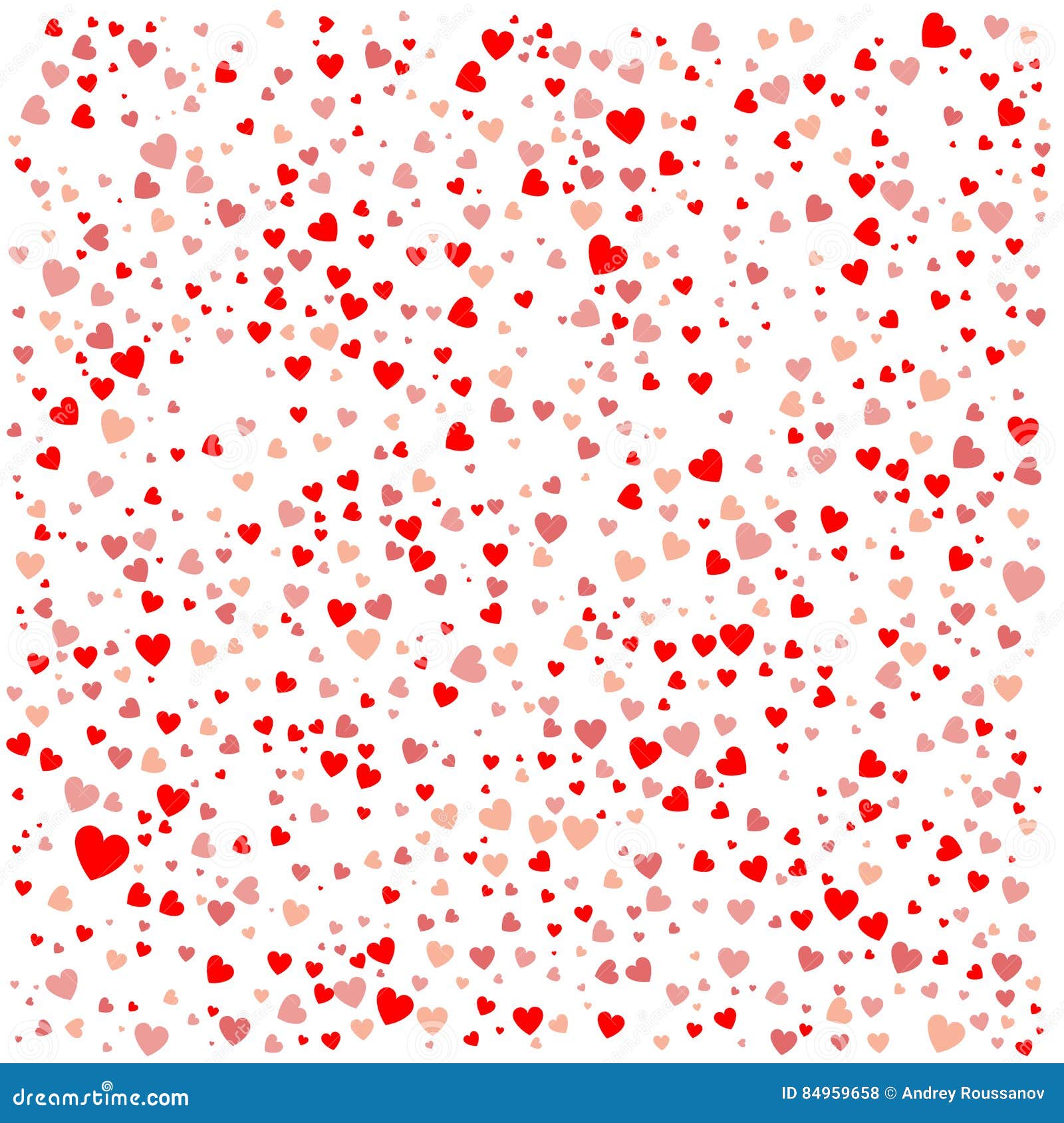 Colorful Background with Heart Confetti Stock Vector - Illustration of ...