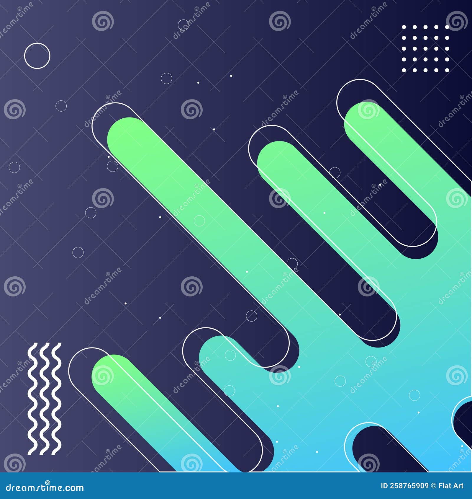 Colorful Background in a Light Theme Stock Vector - Illustration of ...