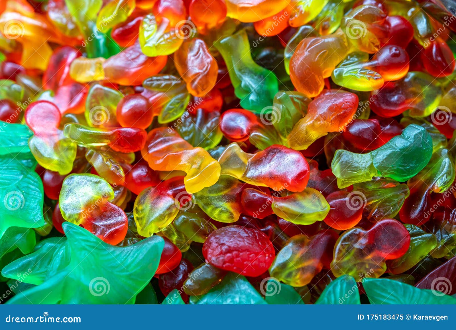 Colorful Background Made of Sweet Candies. Bright Backdrop Stock Image ...