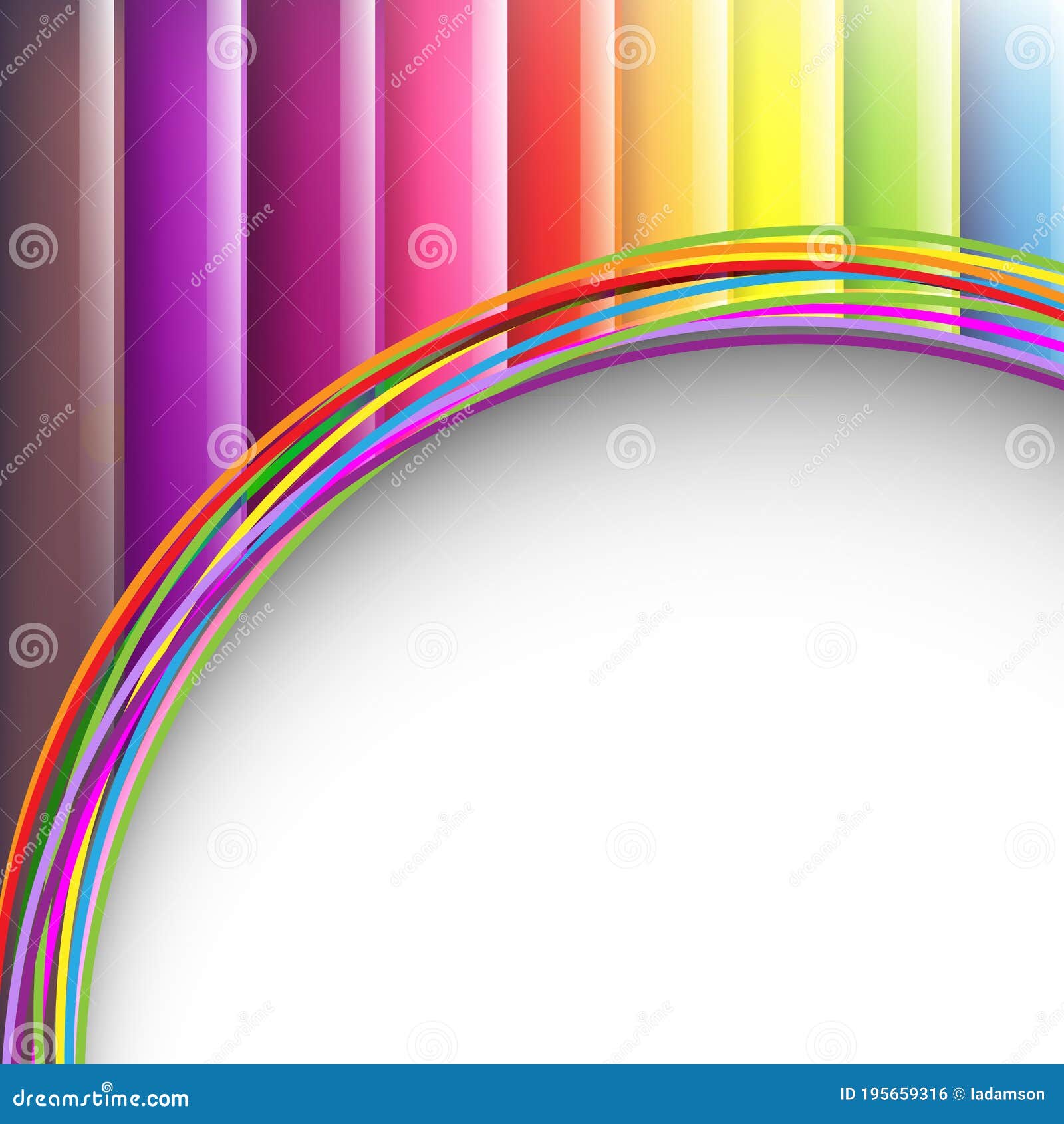 Colorful Background with Paper Stock Vector - Illustration of abstract ...