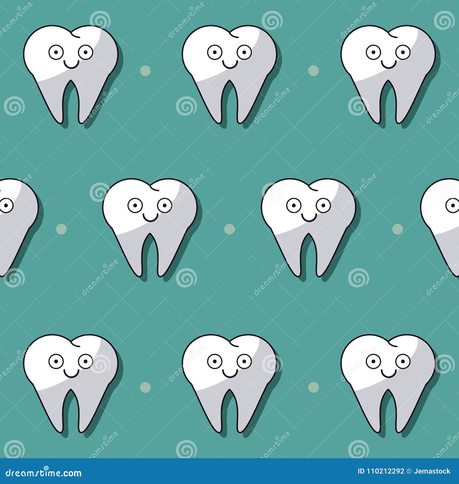 Colorful Background with Pattern of Teeth Animated Stock Vector ...