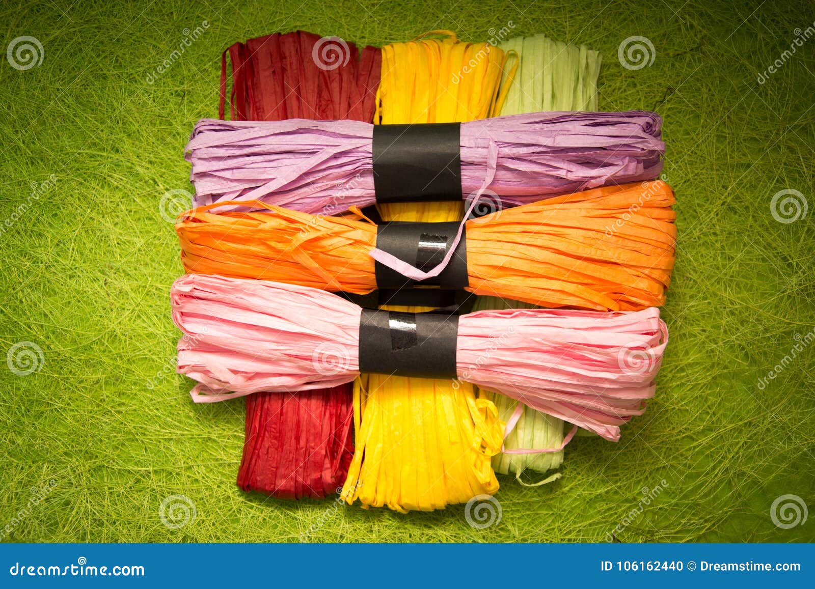 Bright Background Image of Yarns and Threads Stock Photo - Image of ...