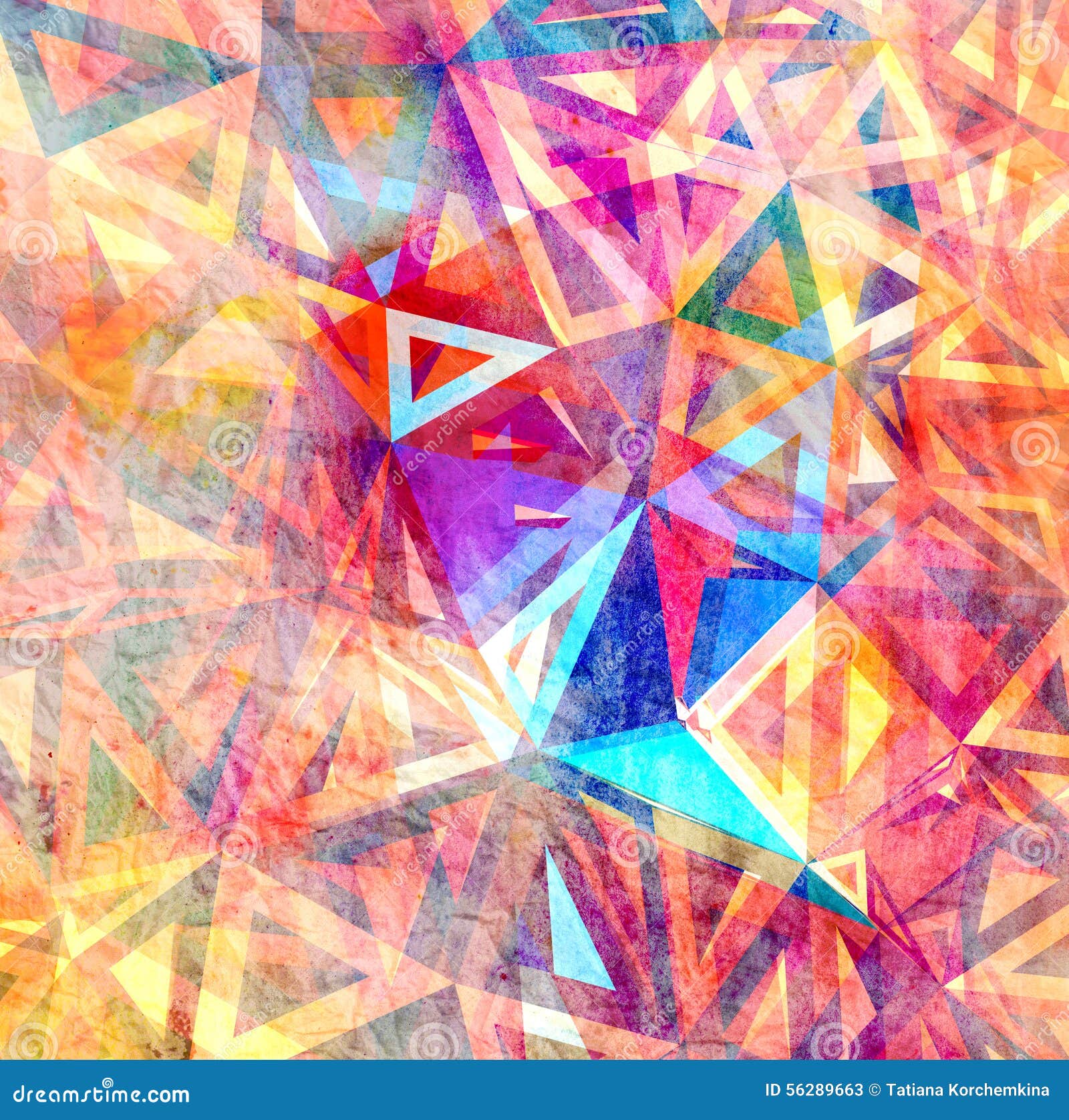 Colorful Background with Polygons Stock Illustration - Illustration of ...