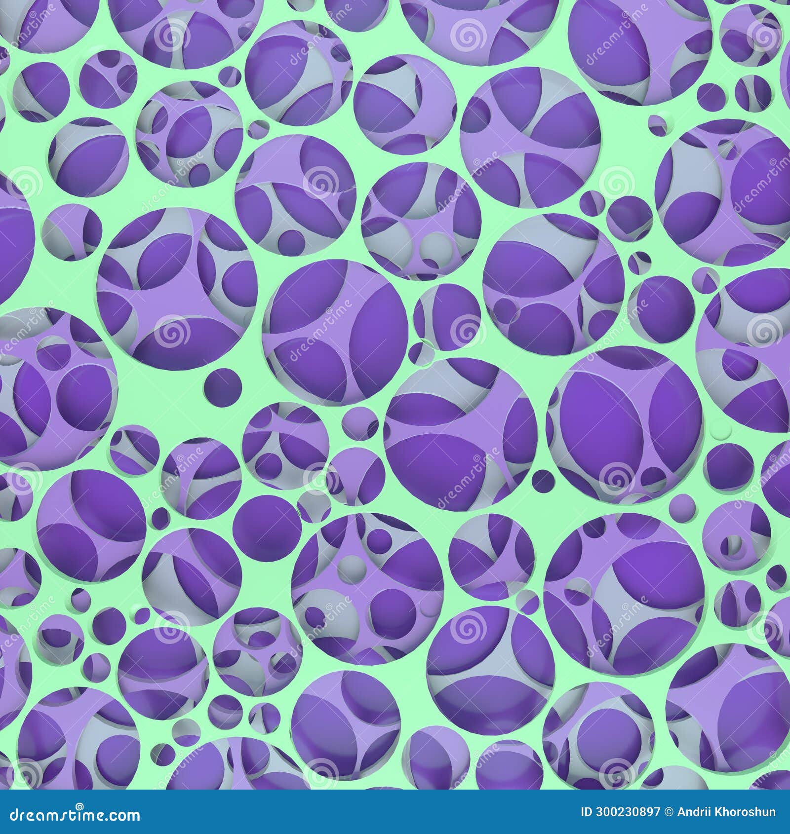 Colorful Background of Purple Areas with Holes Arranged in a Visually ...