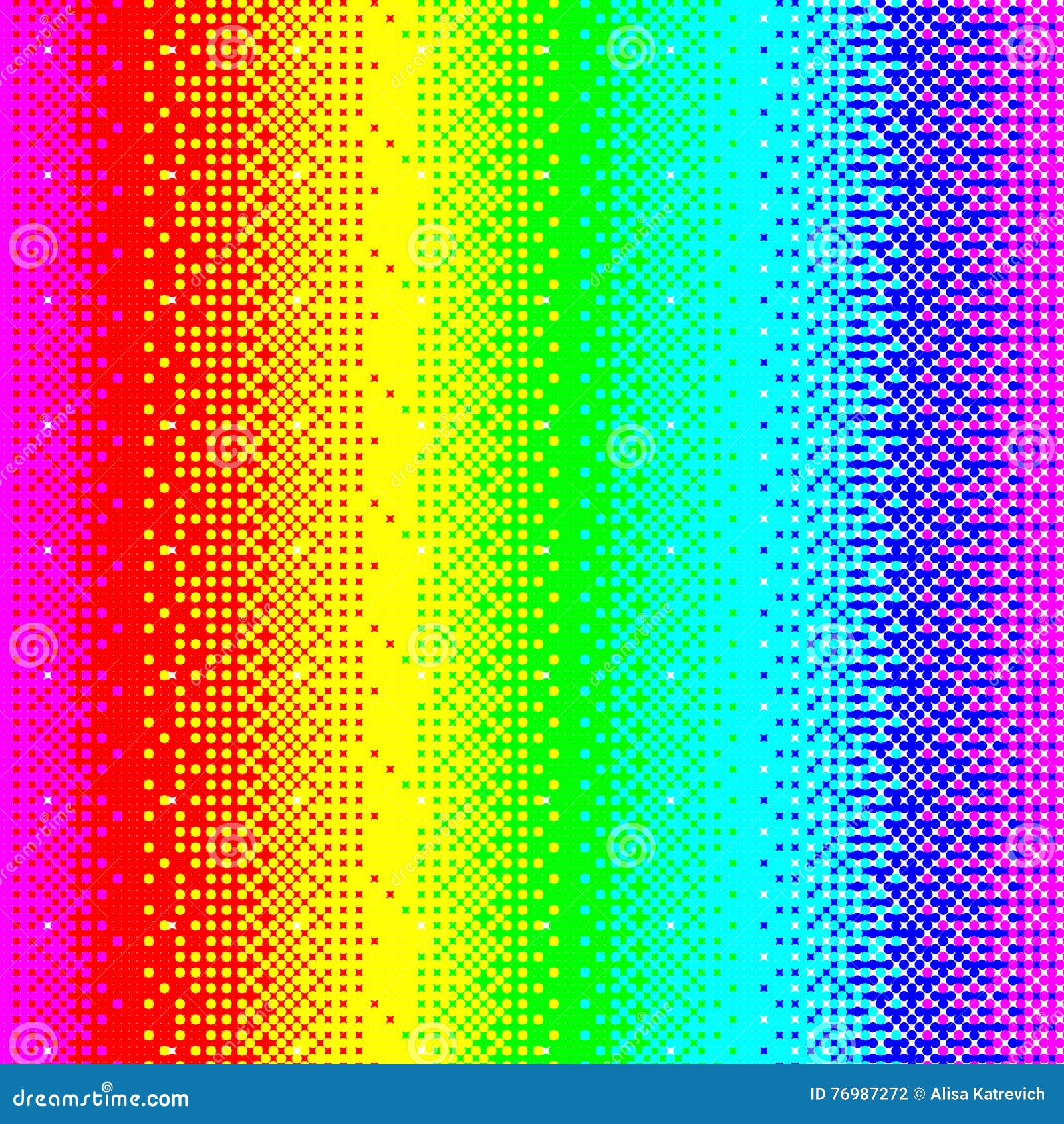 Colorful Background with Rainbow Dots. Vector Illustration EPS 10 Stock Vector - Illustration of ...