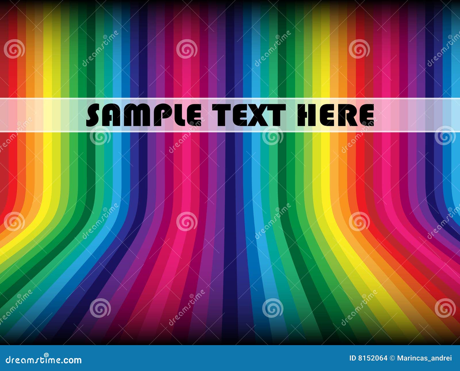 Colorful Background with Sample Text Stock Vector - Illustration of ...
